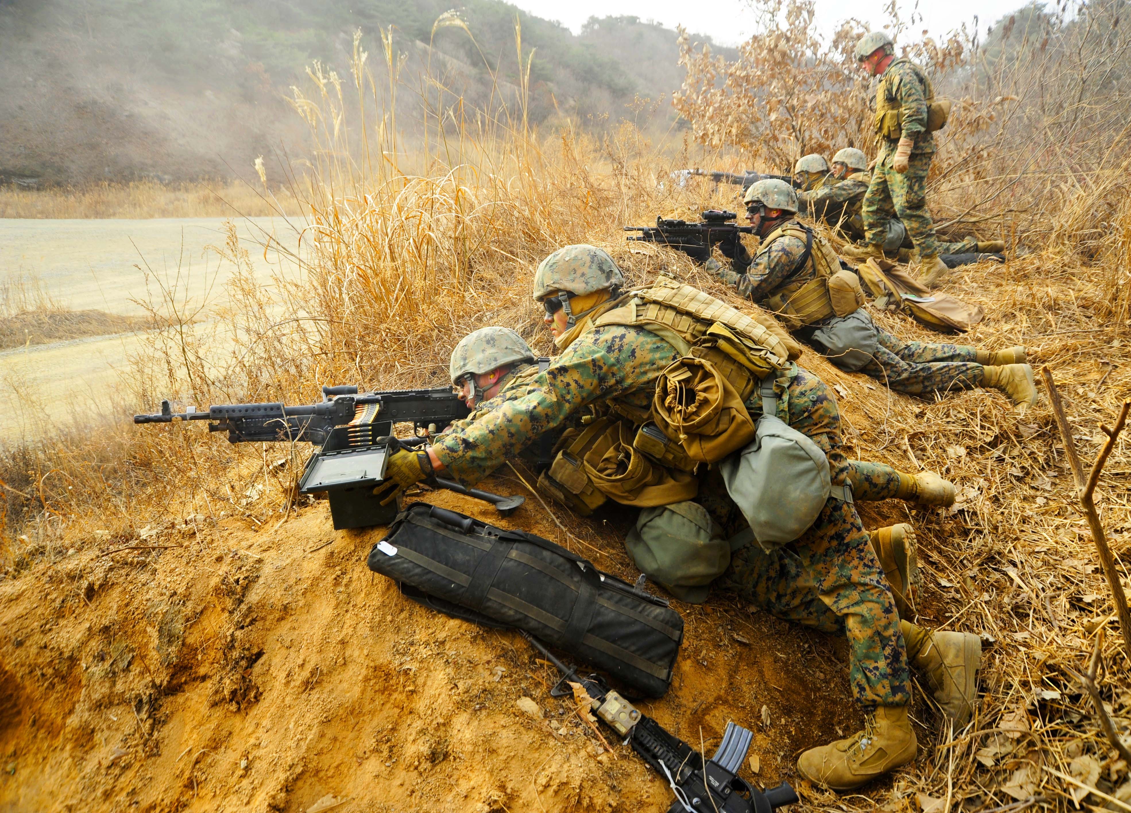 Marines assigned to 2nd Platoon, Fleet Antiterrorism Security Team ...