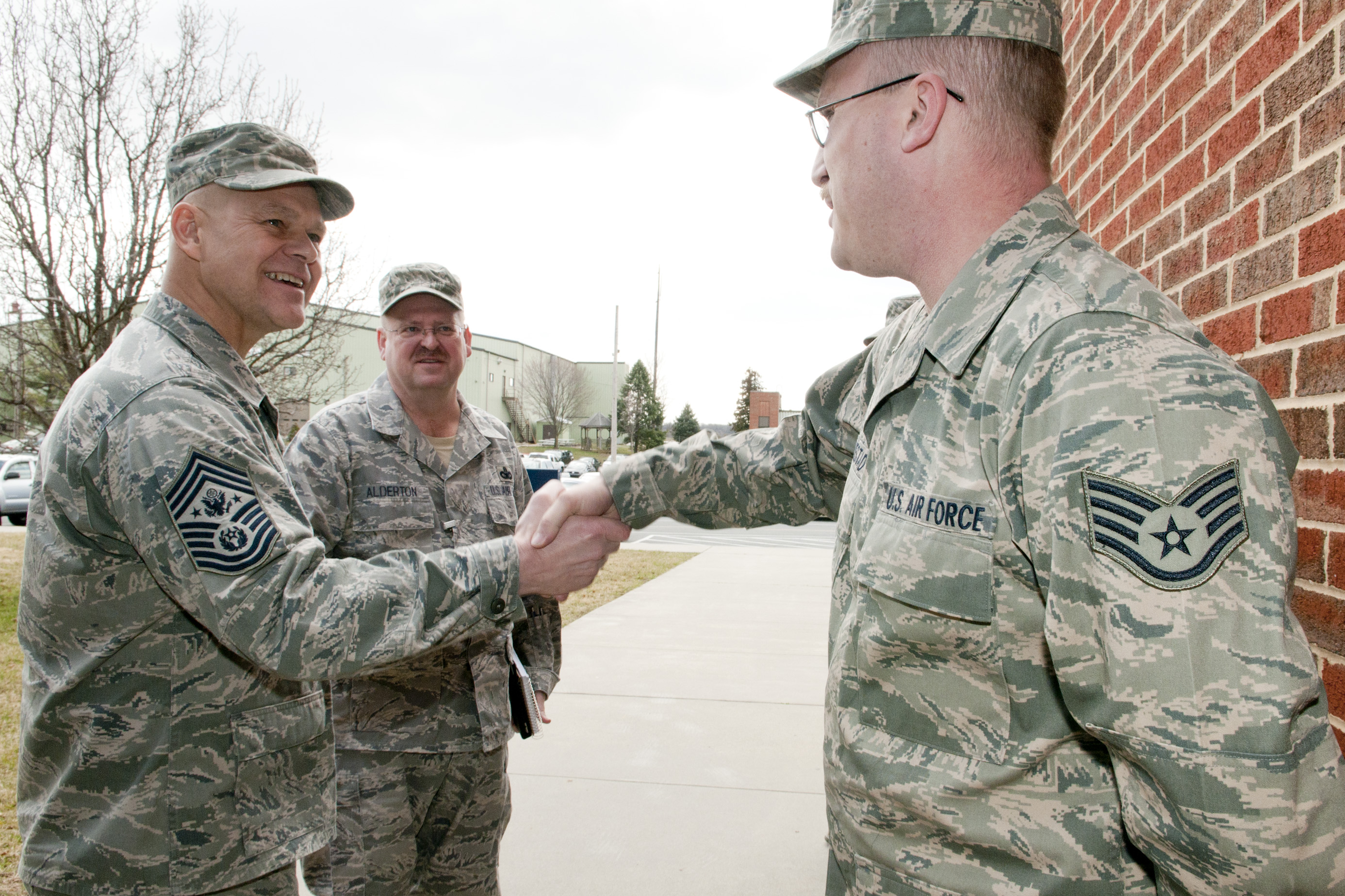 Chief Master Sergeant of the Air Force Visits 167th AW