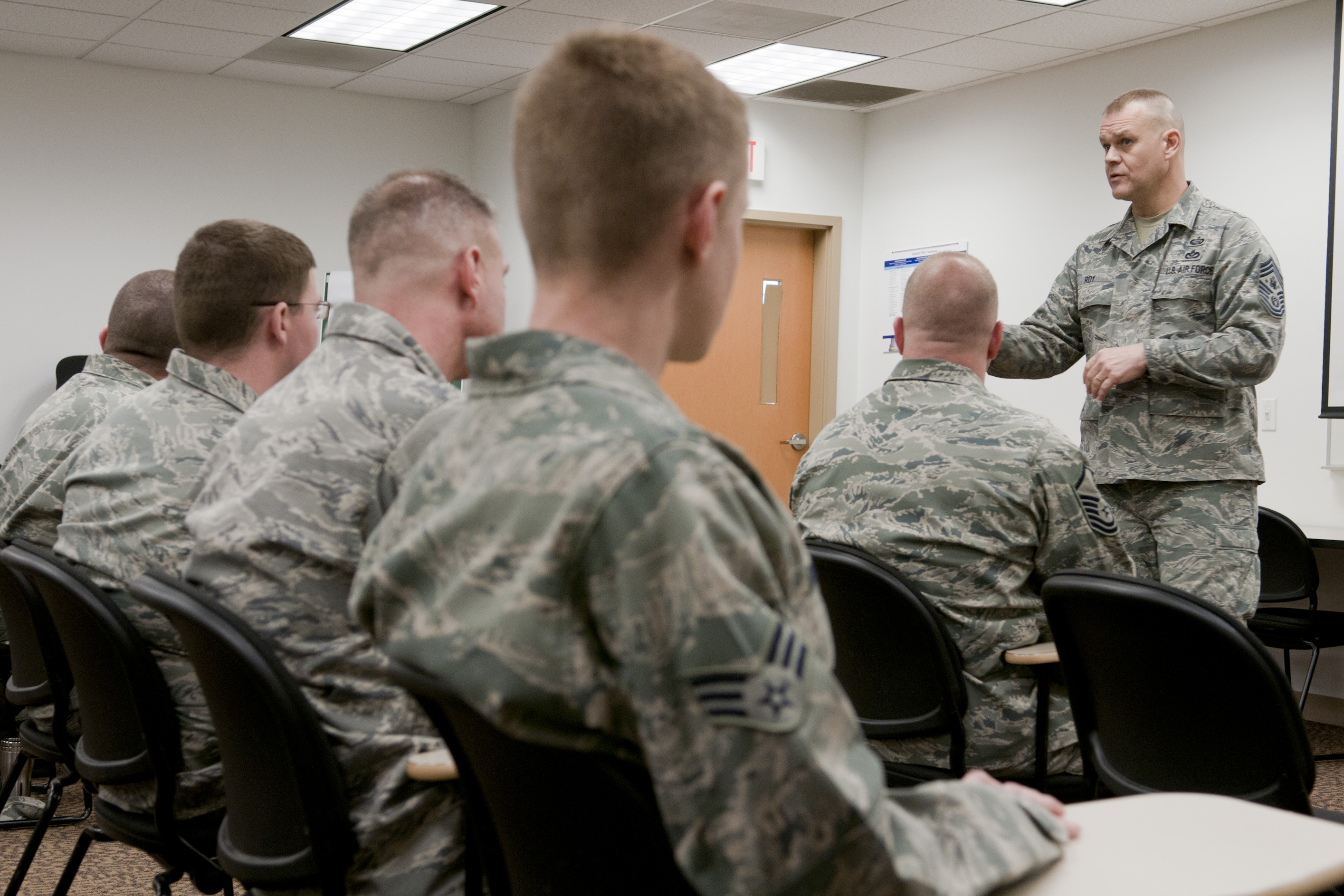 Chief Master Sergeant of the Air Force Visits 167th AW