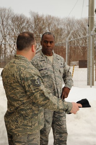 U.S. Air Force top cop visits 35 SFS