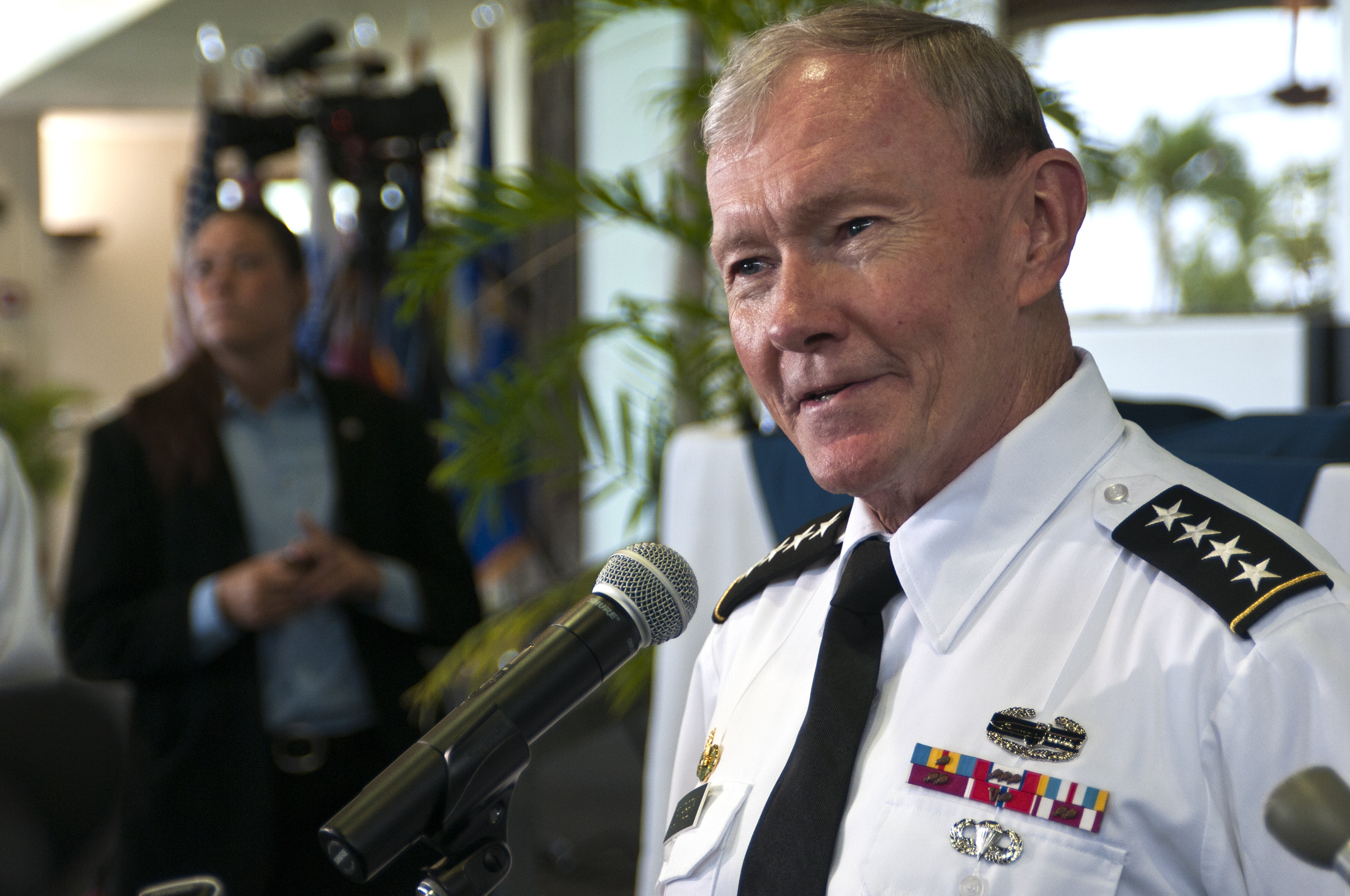 General Martin Dempsey speaks at JBPHH Town Hall