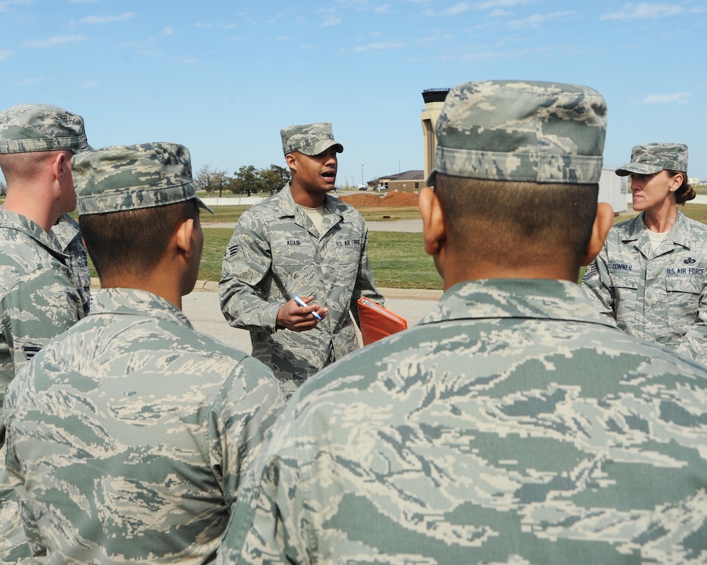 Air Force Honor Guard visits Altus AFB