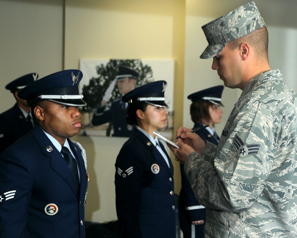 Air Force Honor Guard visits Altus AFB