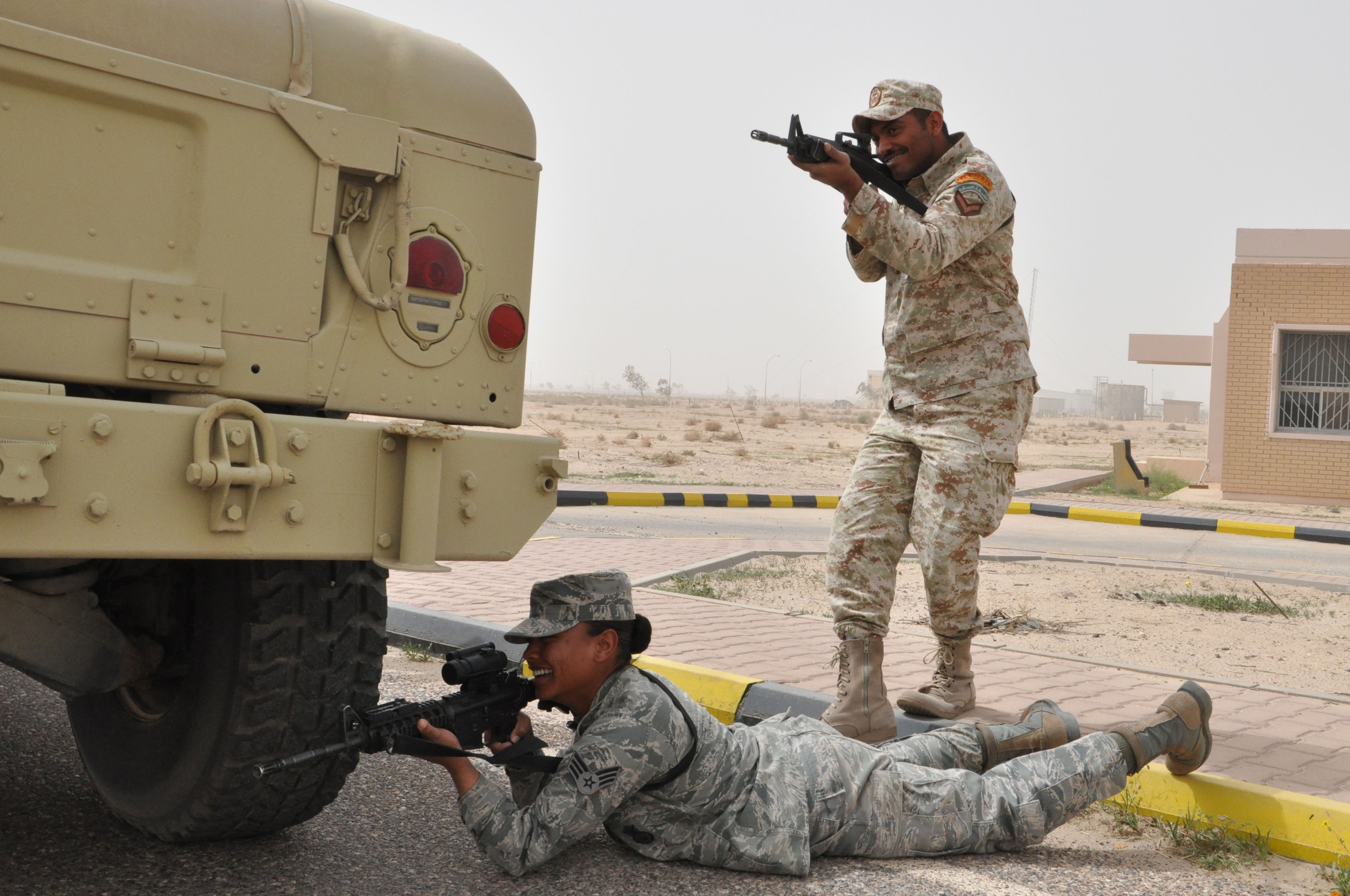 332nd ESFS trains host nation airmen on mounted ops > U.S. Air Forces ...