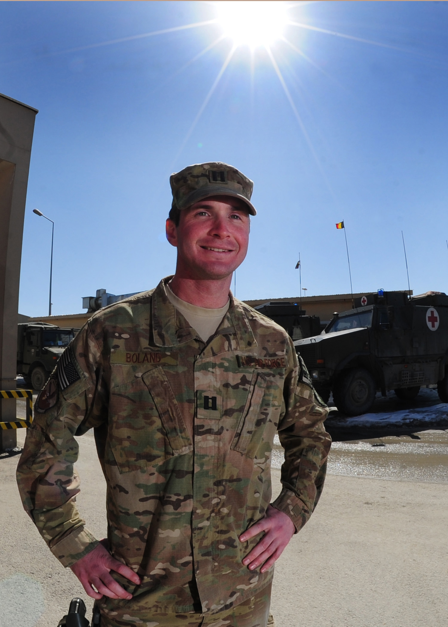Deployed officer comes to aid of coalition partner > Air Force ...