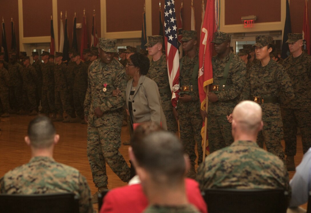 Sergeant major leaves Corps after 30 years of service