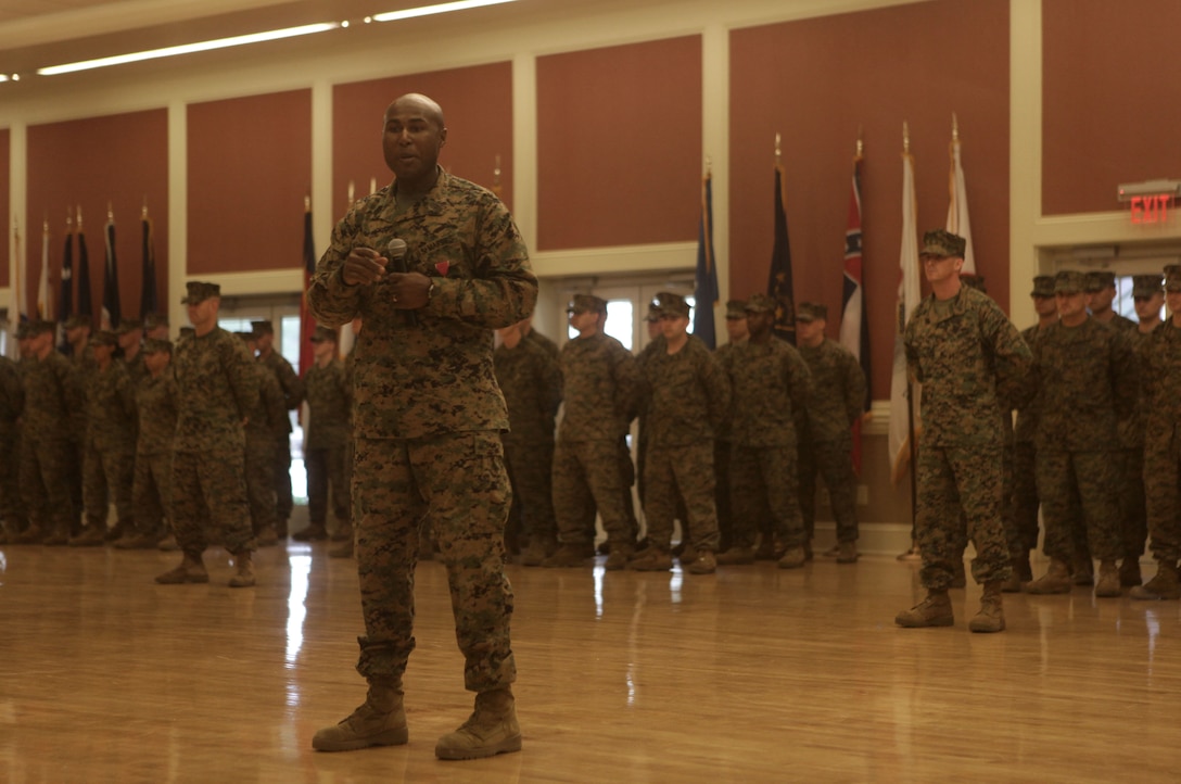 Sergeant major leaves Corps after 30 years of service