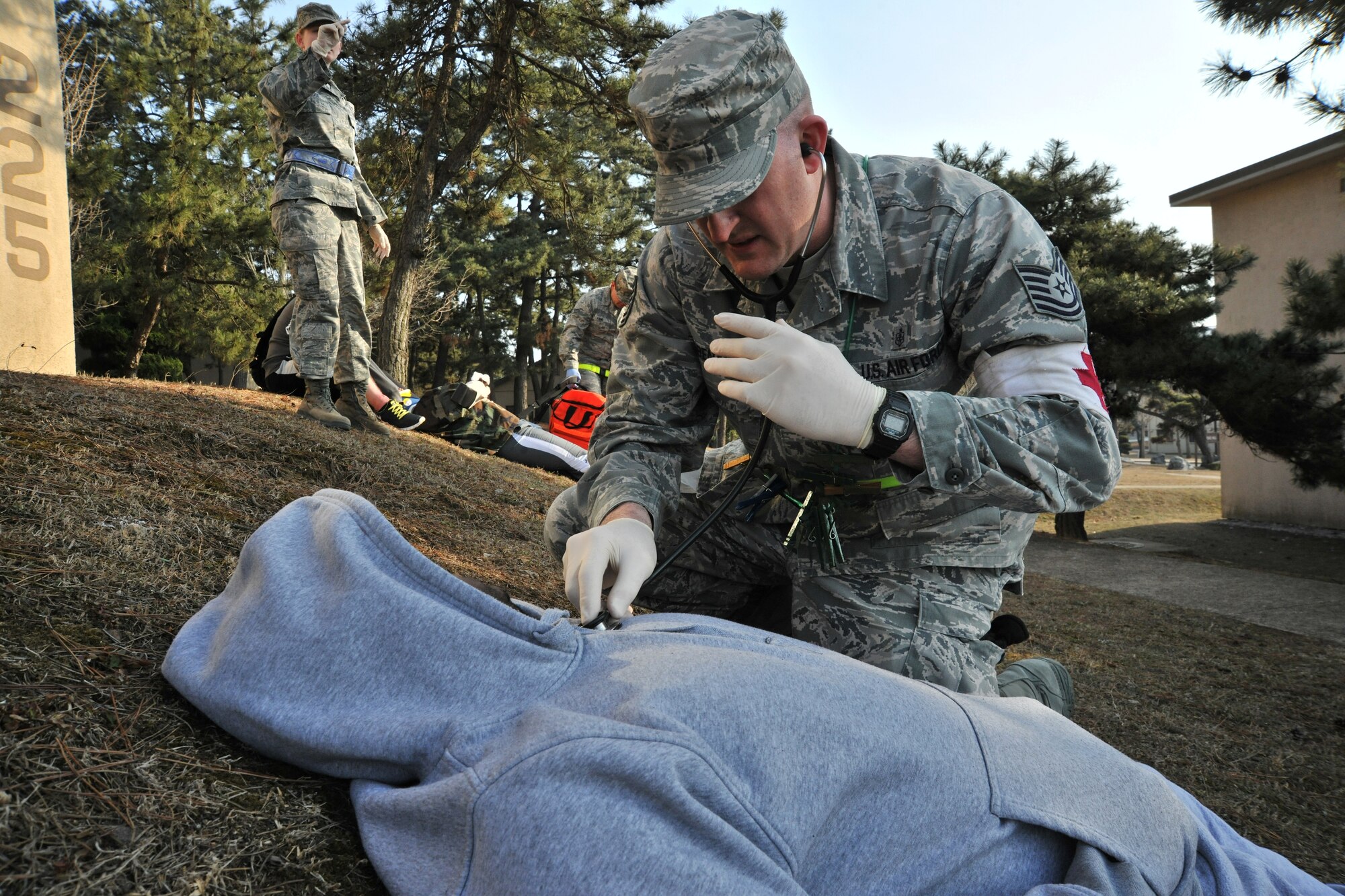8th MDG practices emergency response > Kunsan Air Base > Kunsan Air Base