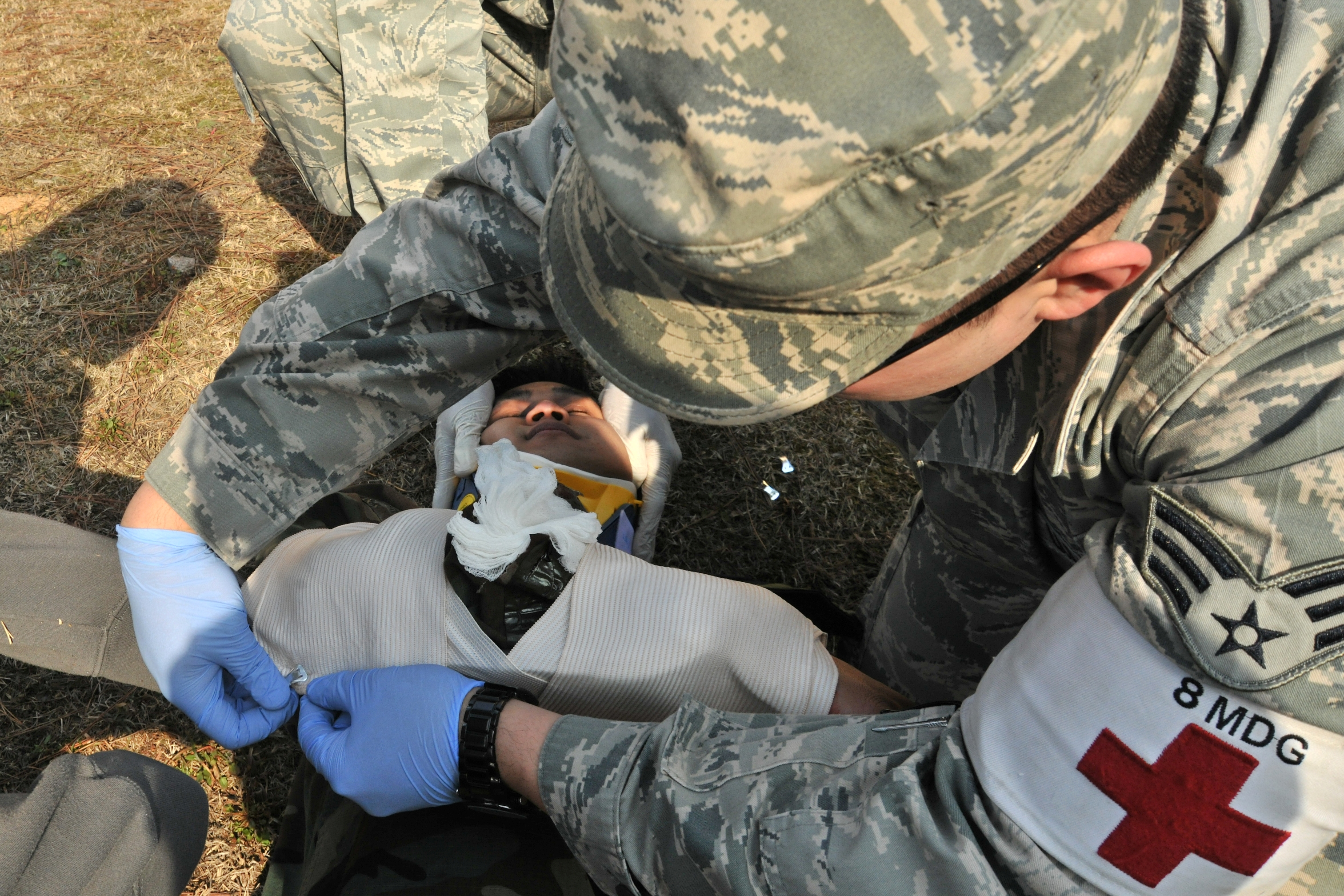 8th MDG practices emergency response > Kunsan Air Base > Kunsan Air Base