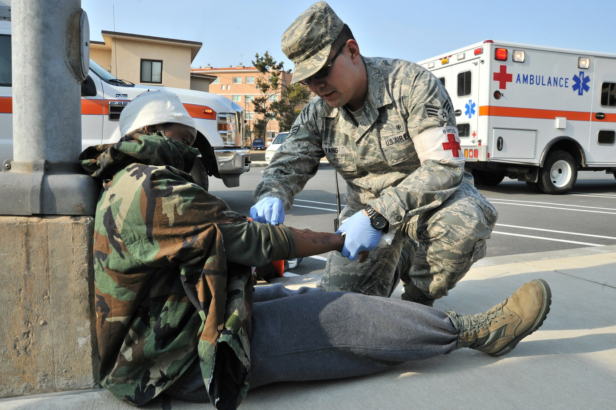 8th MDG practices emergency response > Kunsan Air Base > Kunsan Air Base