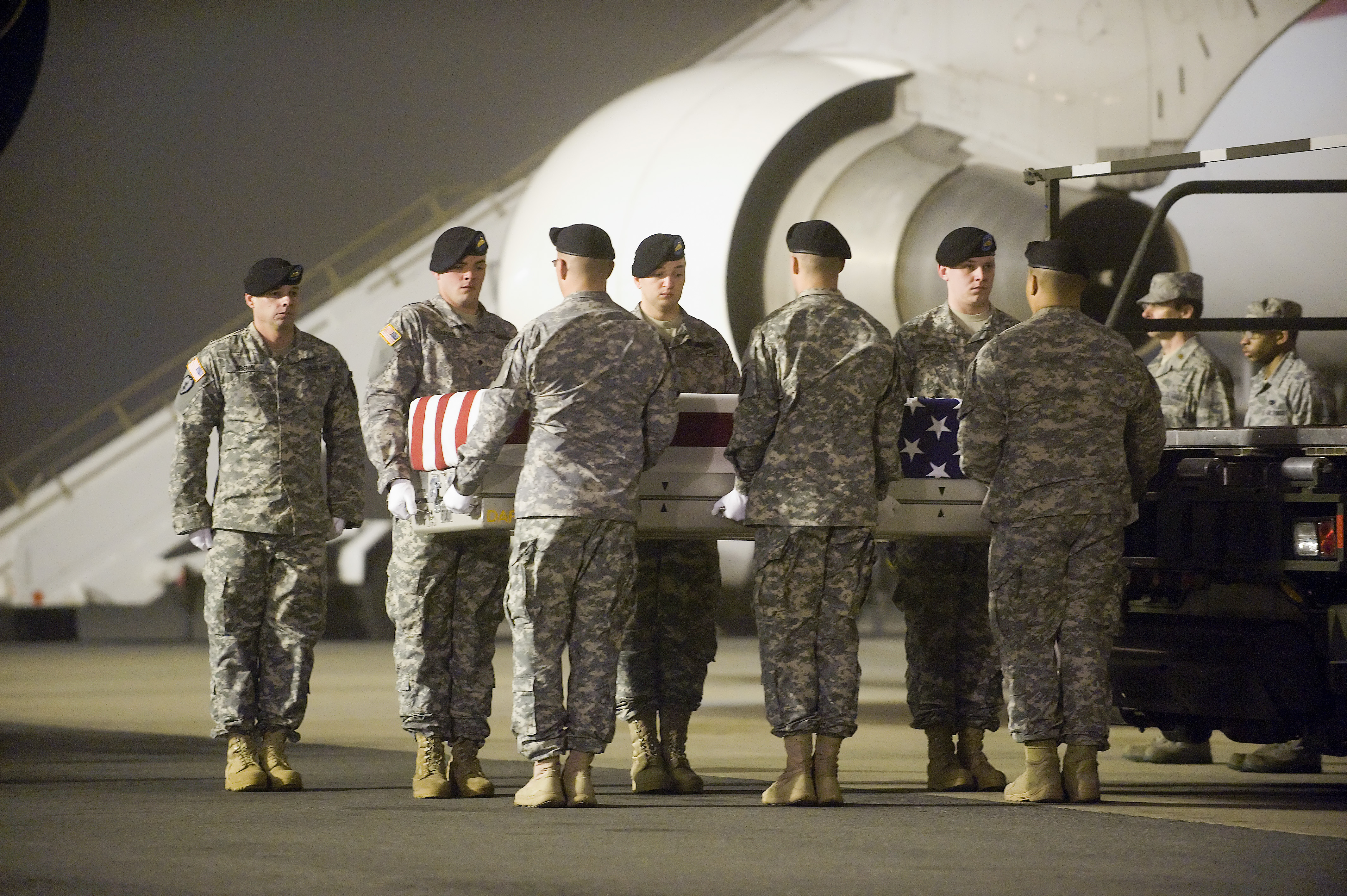 Army Spc. Daquane D. Rivers honored in dignified transfer March 17 ...