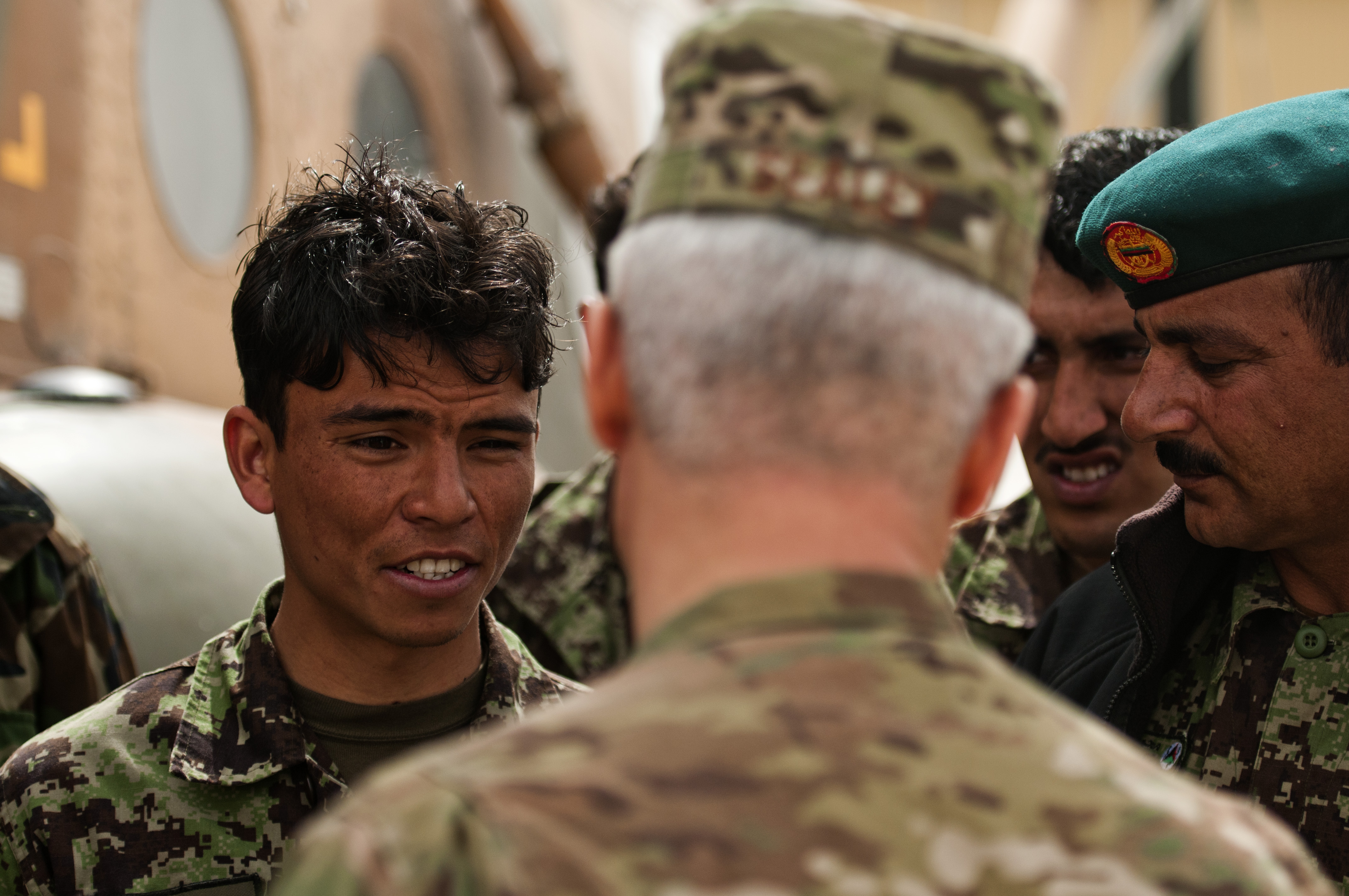 Shaking hands with Chief Sealey > U.S. Air Forces Central > Display