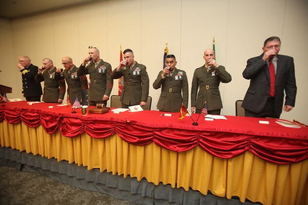 Marines let off steam with mess night shenanigans > Marine Corps Air ...