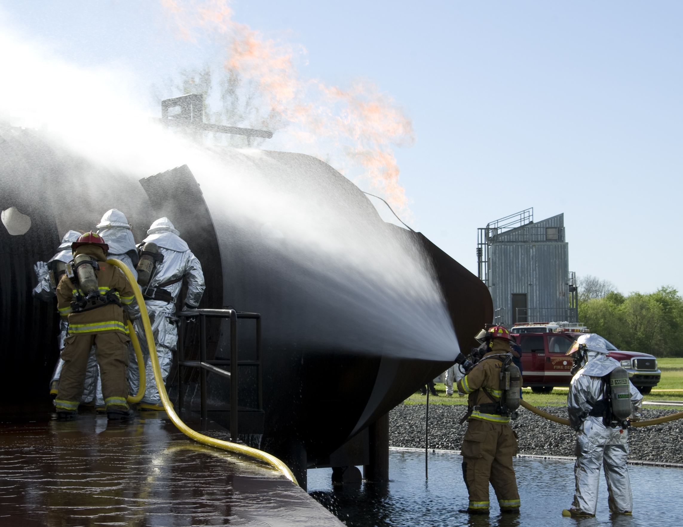 Barksdale hosts joint fire training > Barksdale Air Force Base > News