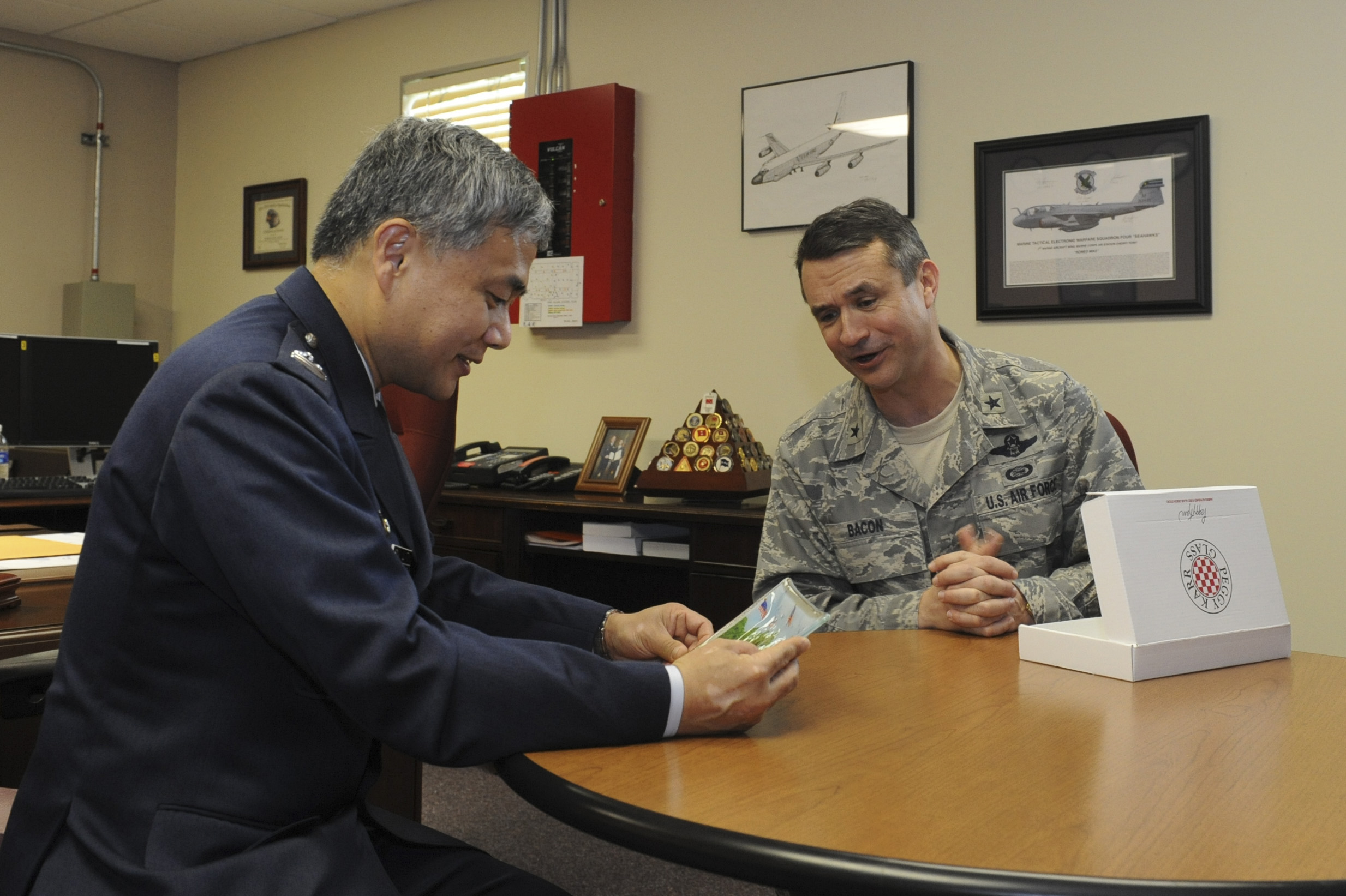 Japanese Defense Intelligence Headquarters personnel visit Kadena ...