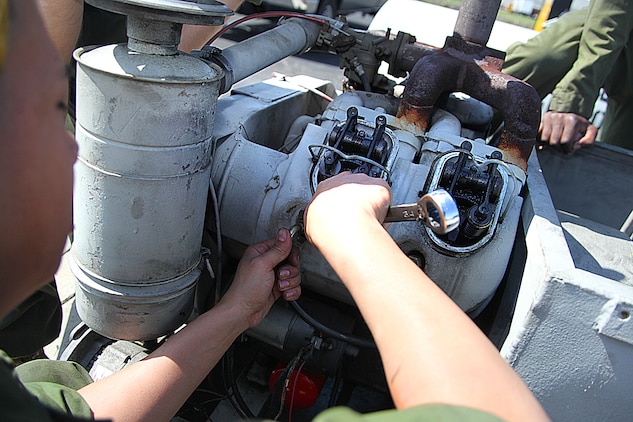 Station recovery Marines maintain safety during flight operations ...