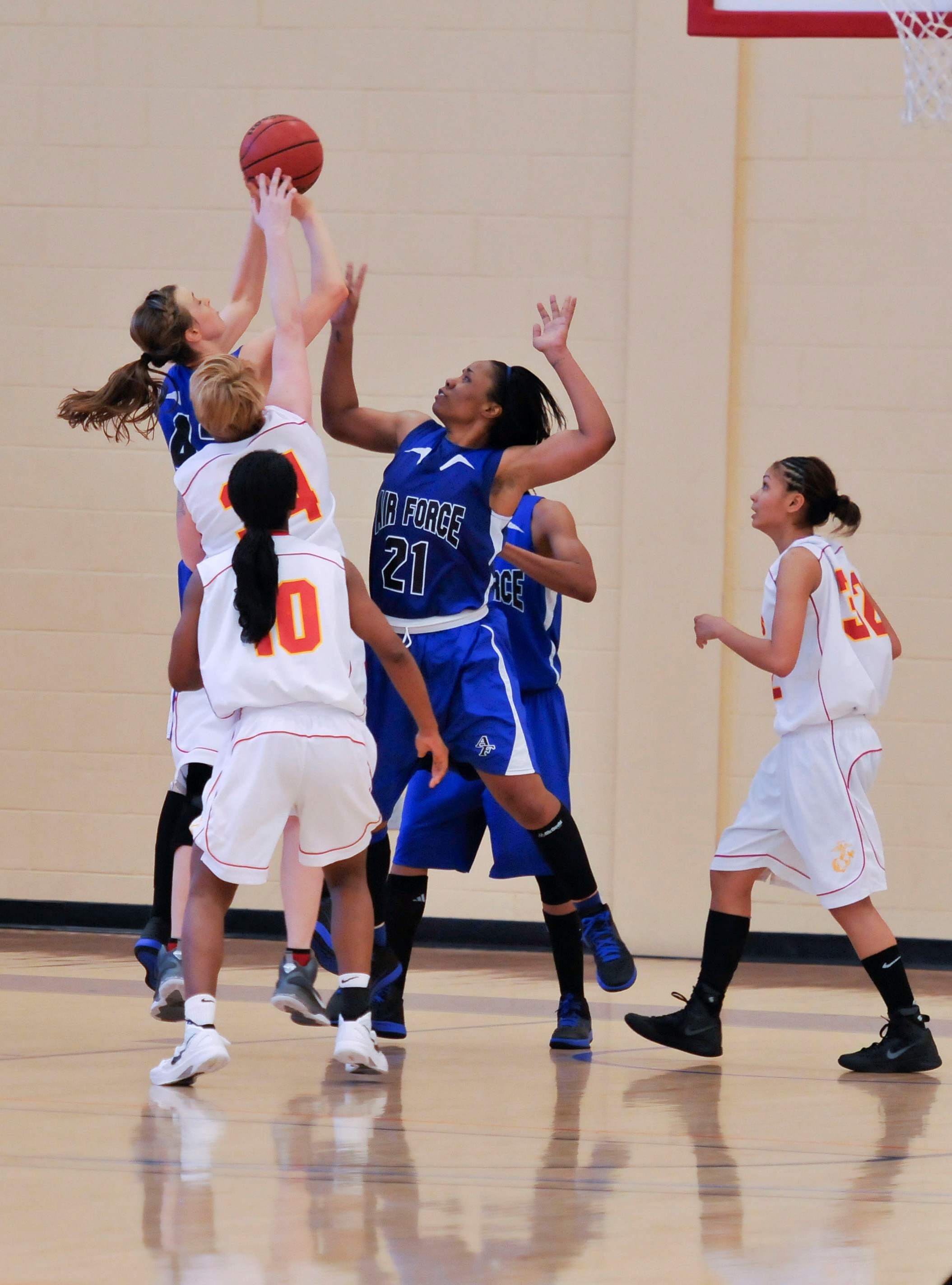Women's Armed Forces Basketball Championship Day two > Tyndall Air ...