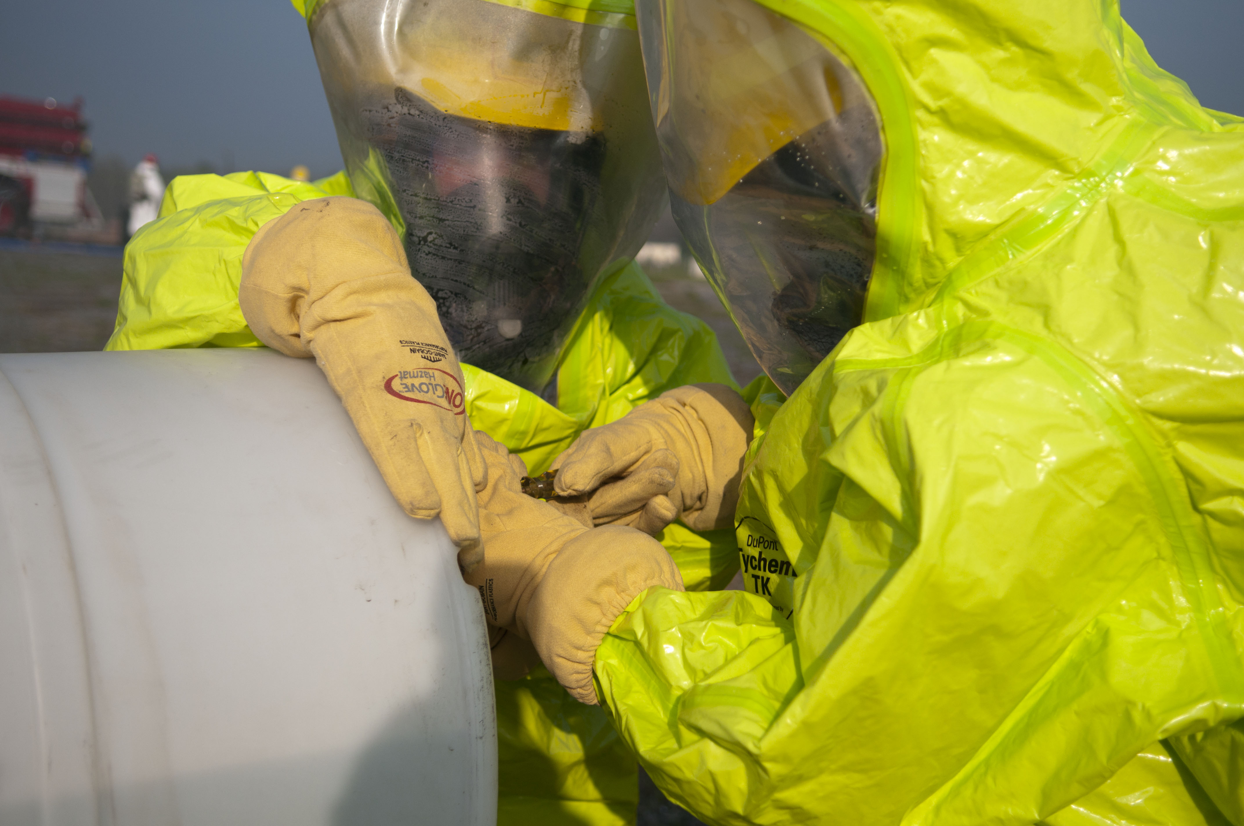 167AW Fire Fighters Receive HazMat Training