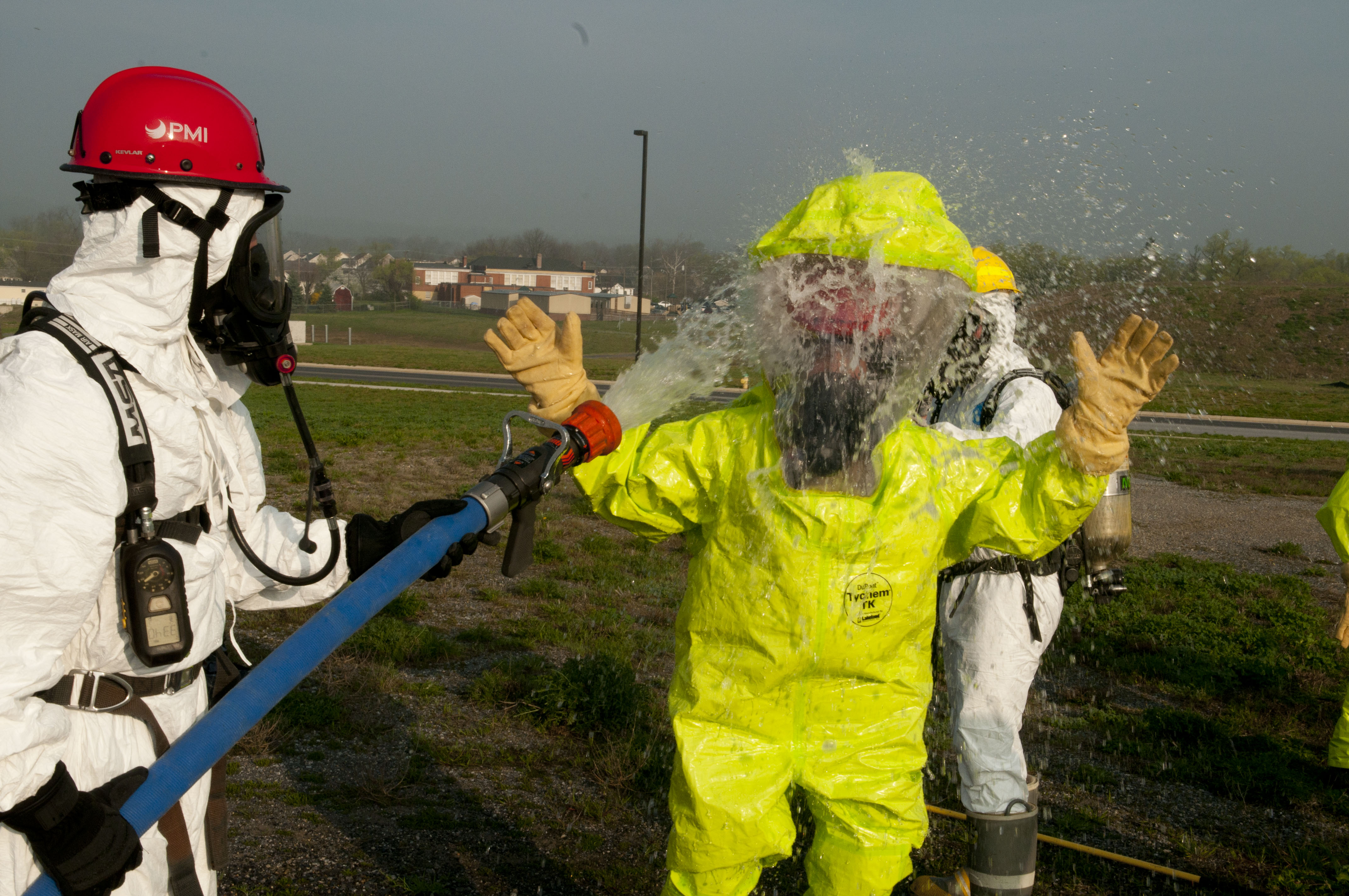167AW Fire Fighters Receive HazMat Training
