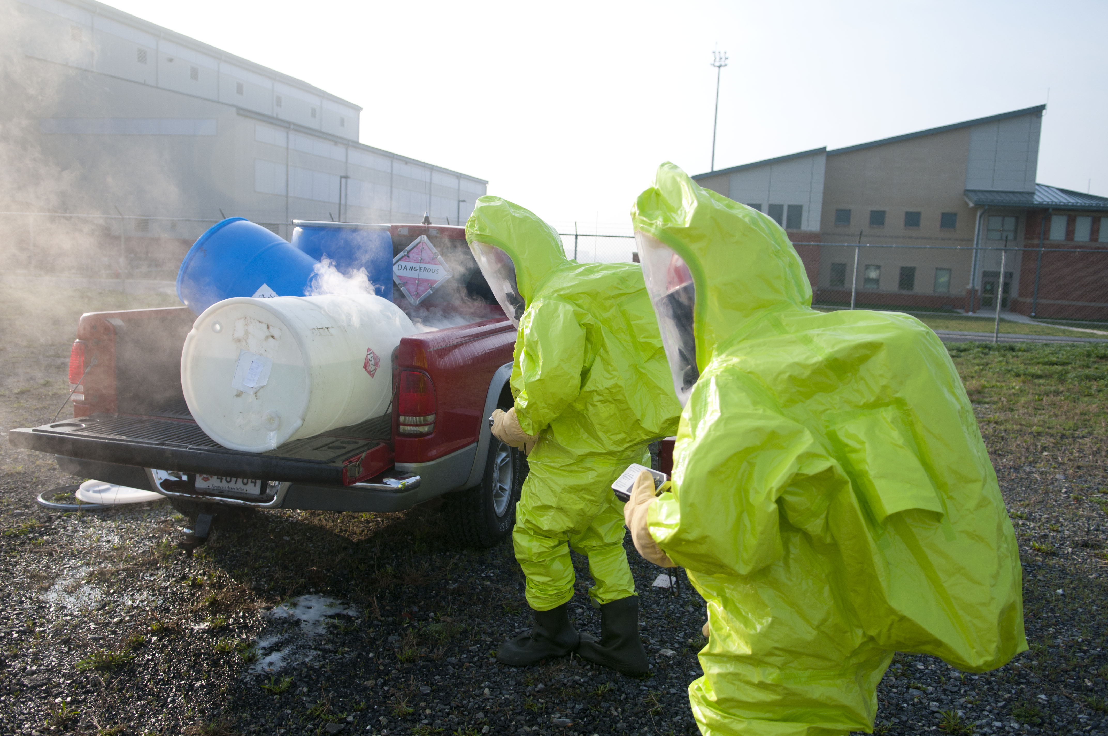 167AW Fire Fighters Receive HazMat Training