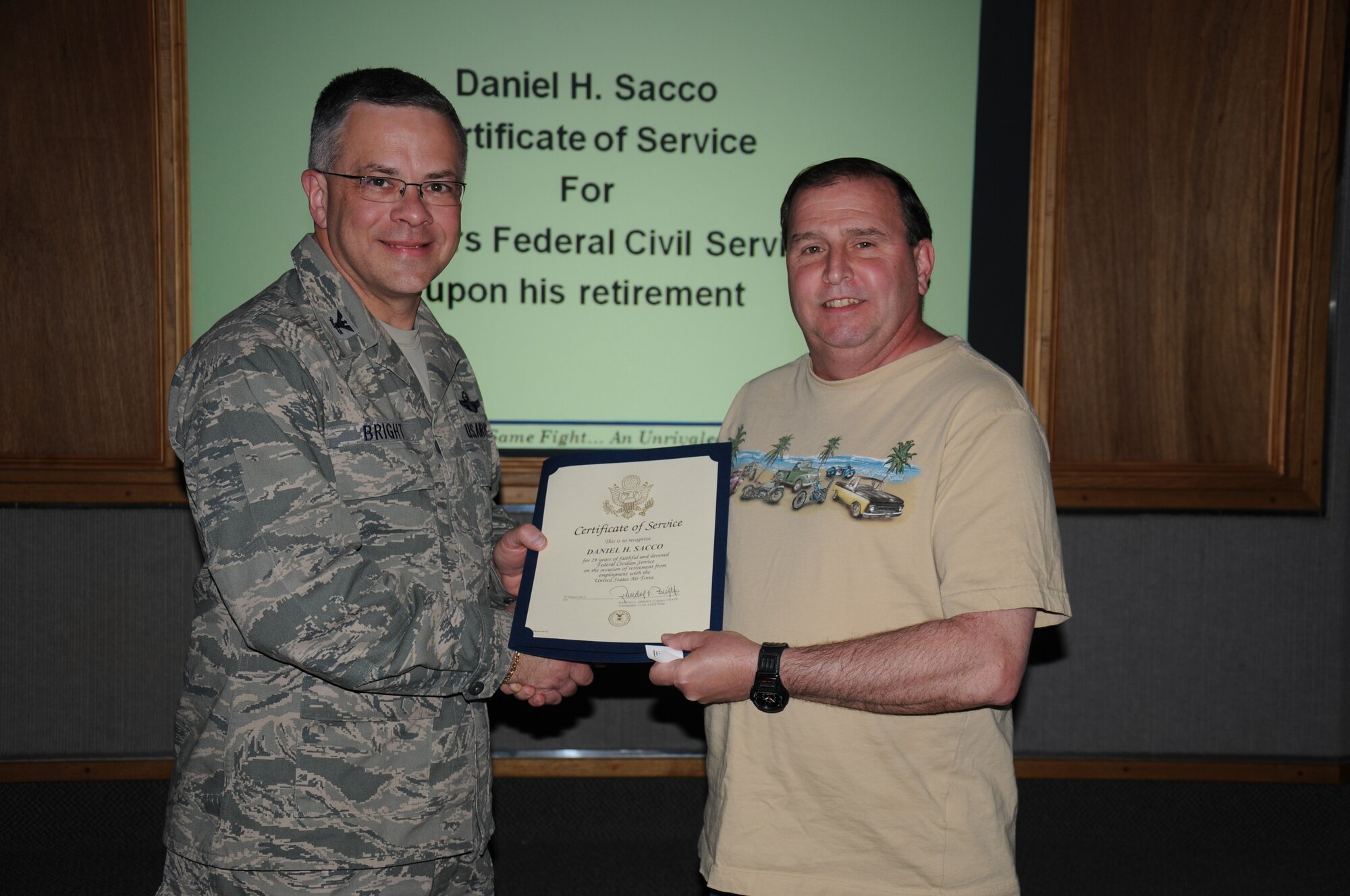 Wing recognizes members' years of service > 512th Airlift Wing ...