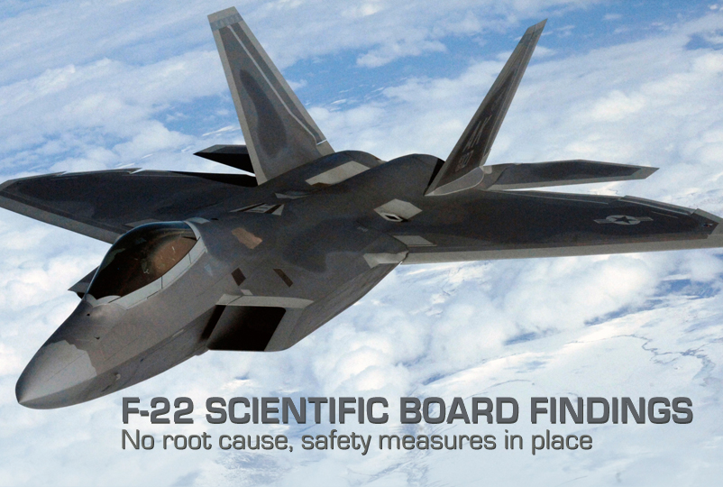 F-22 scientific board findings announced pilot safety is priority > Air ...
