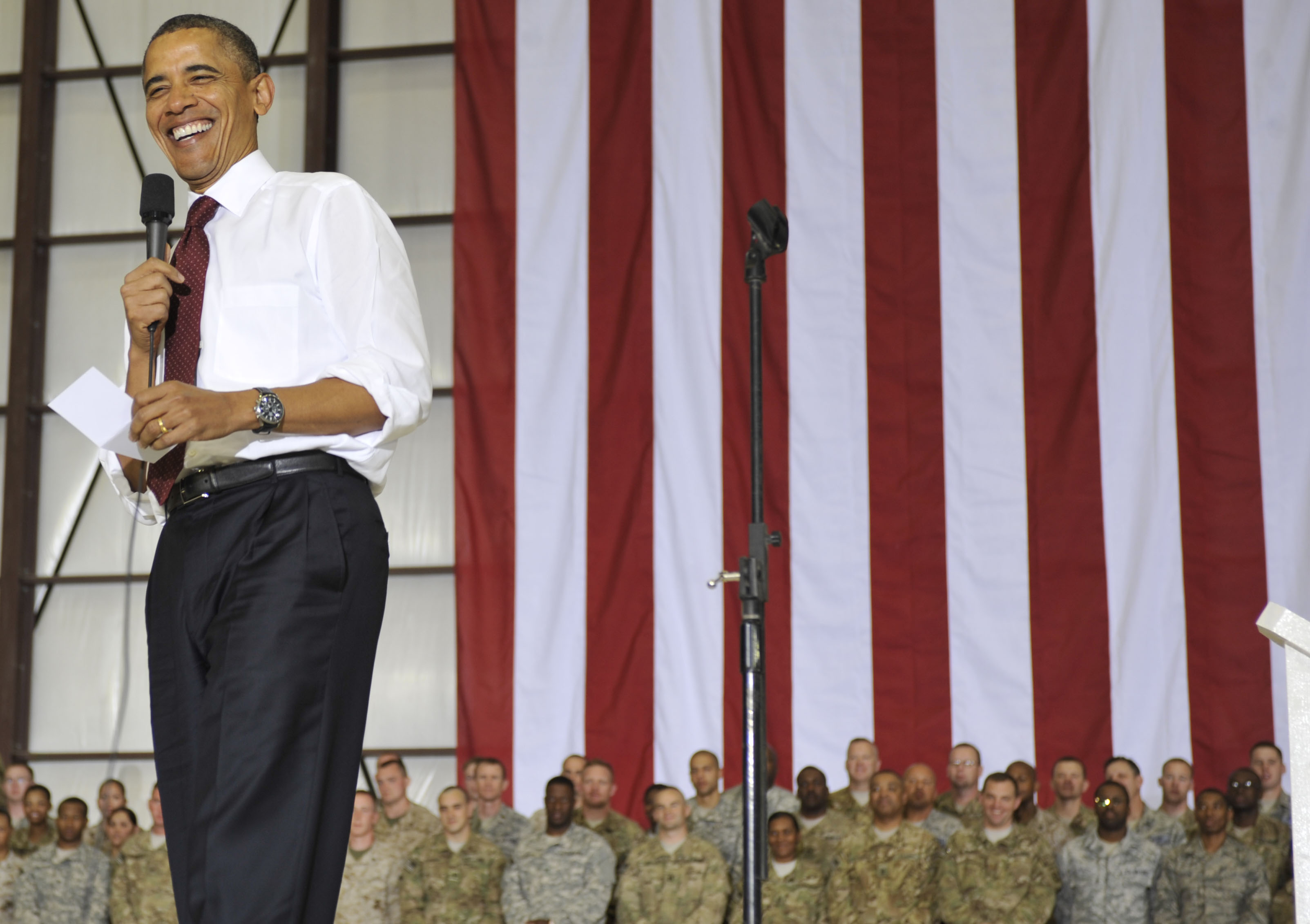 Obama thanks service members in Afghanistan > Air Force > Article Display