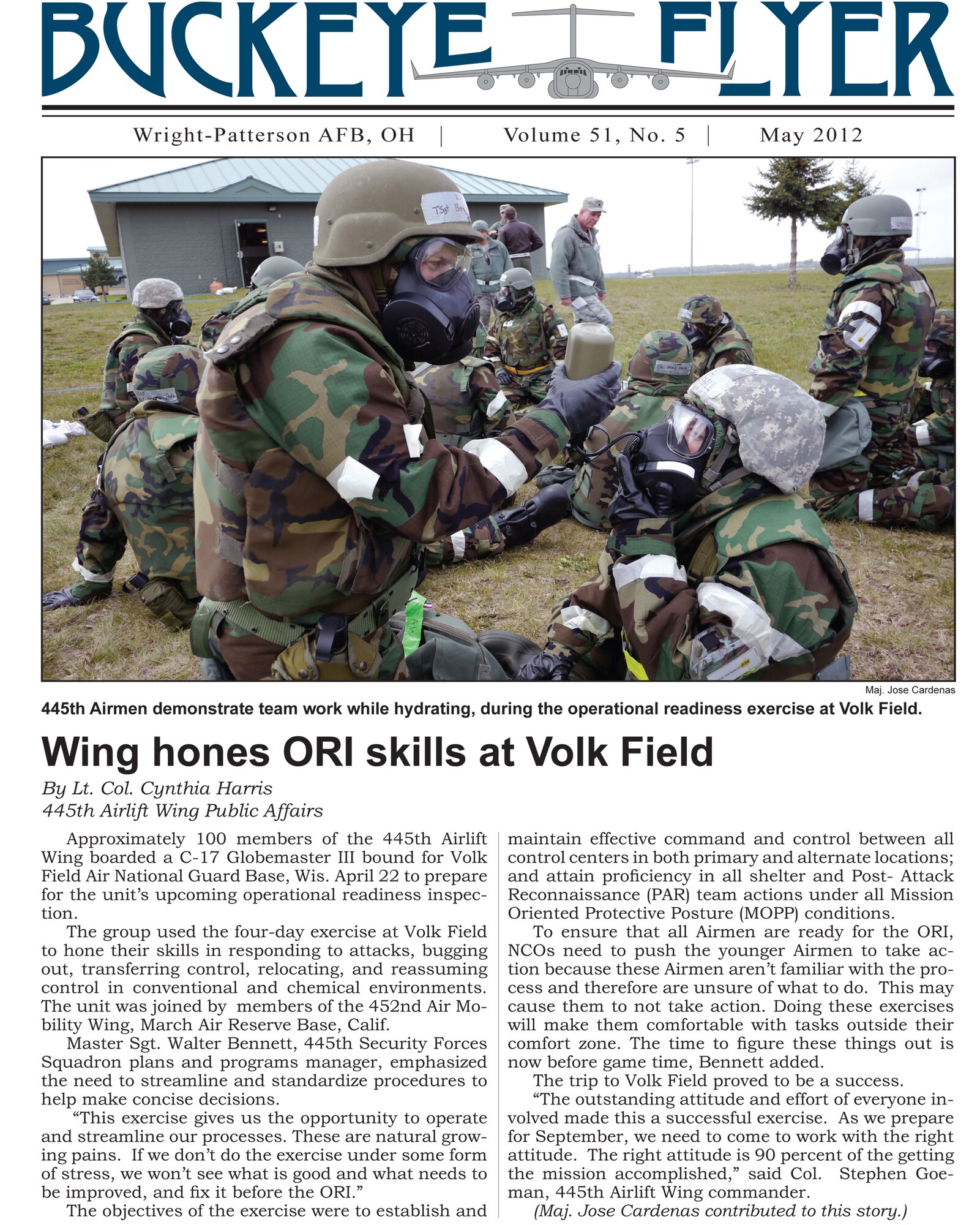 May Issue Of The Buckeye Flyer Now Available 445th Airlift Wing