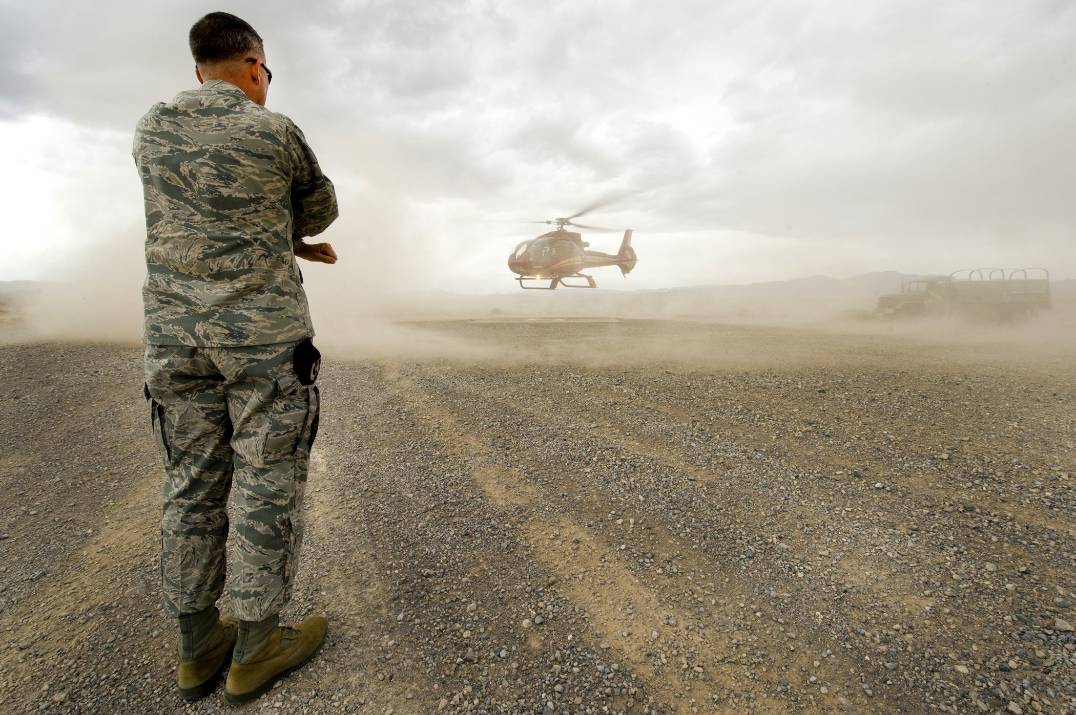 A distinguished visitor