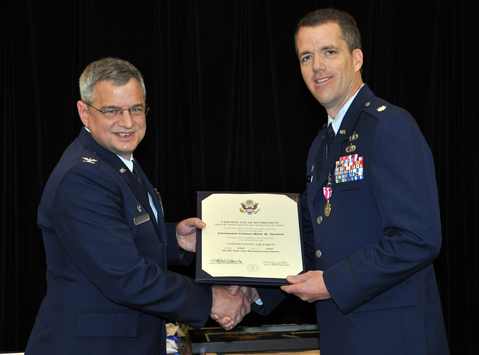 442nd Civil Engineer Squadron commander retires > 442d Fighter Wing ...