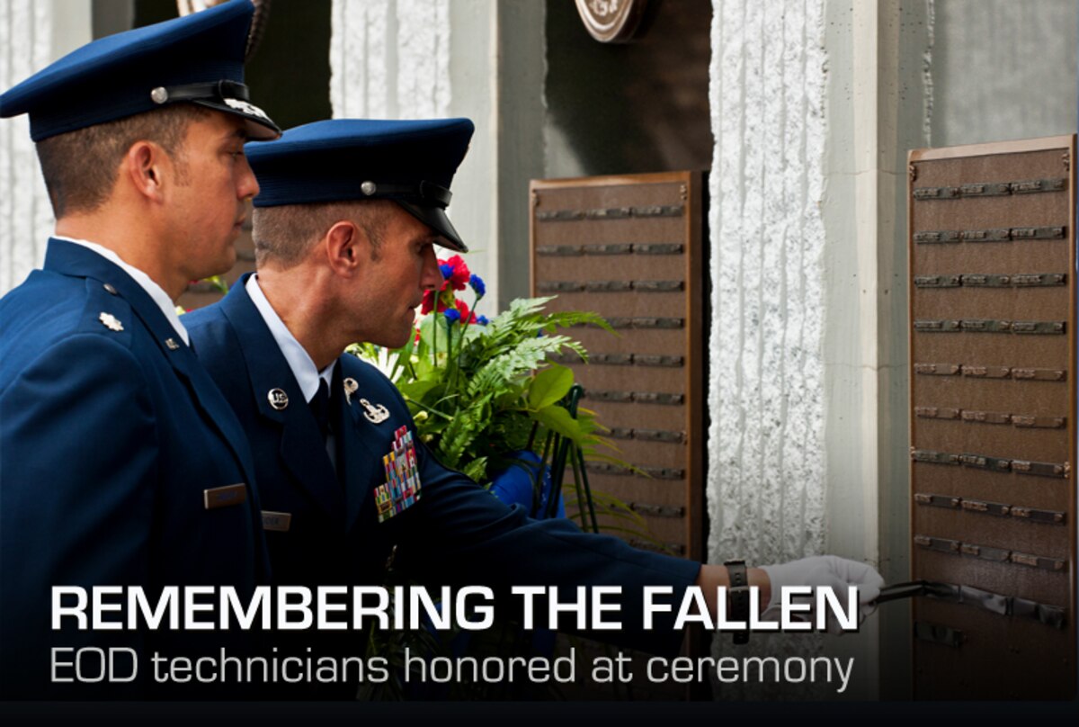 Fallen honored at EOD memorial ceremony > Air Force > Article Display