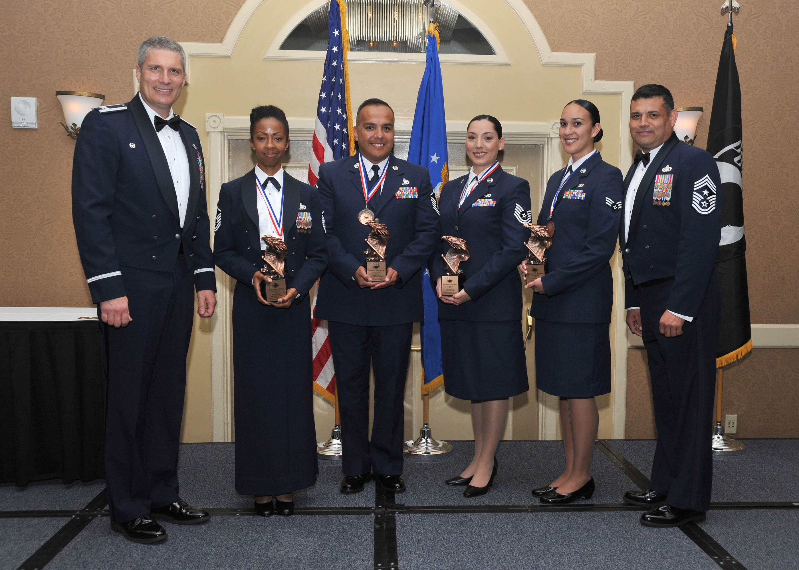 Award Winners recognized at the 433rd AW inaugural Awards banquet ...