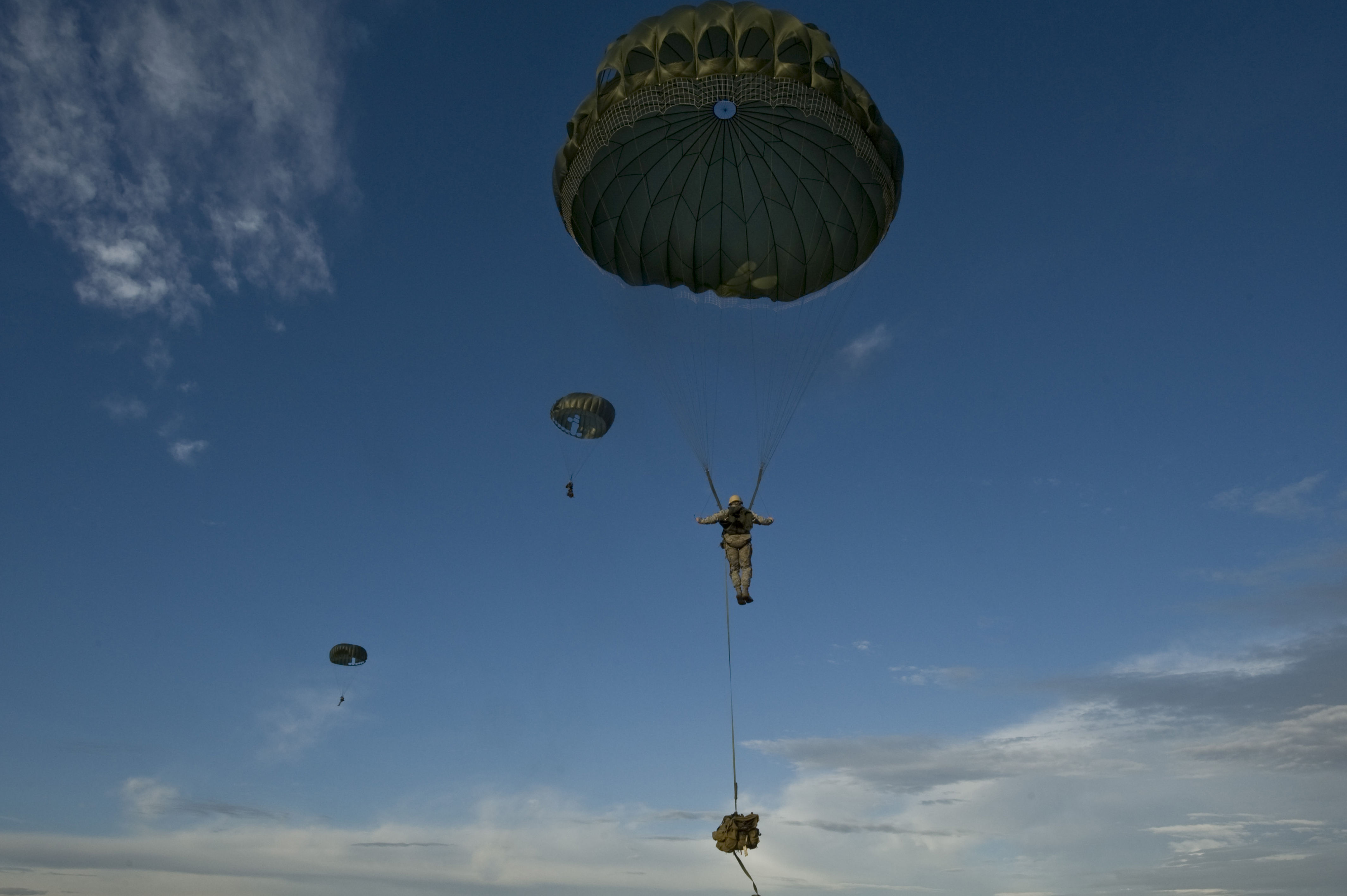 820th RED HORSE Squadron airborne training