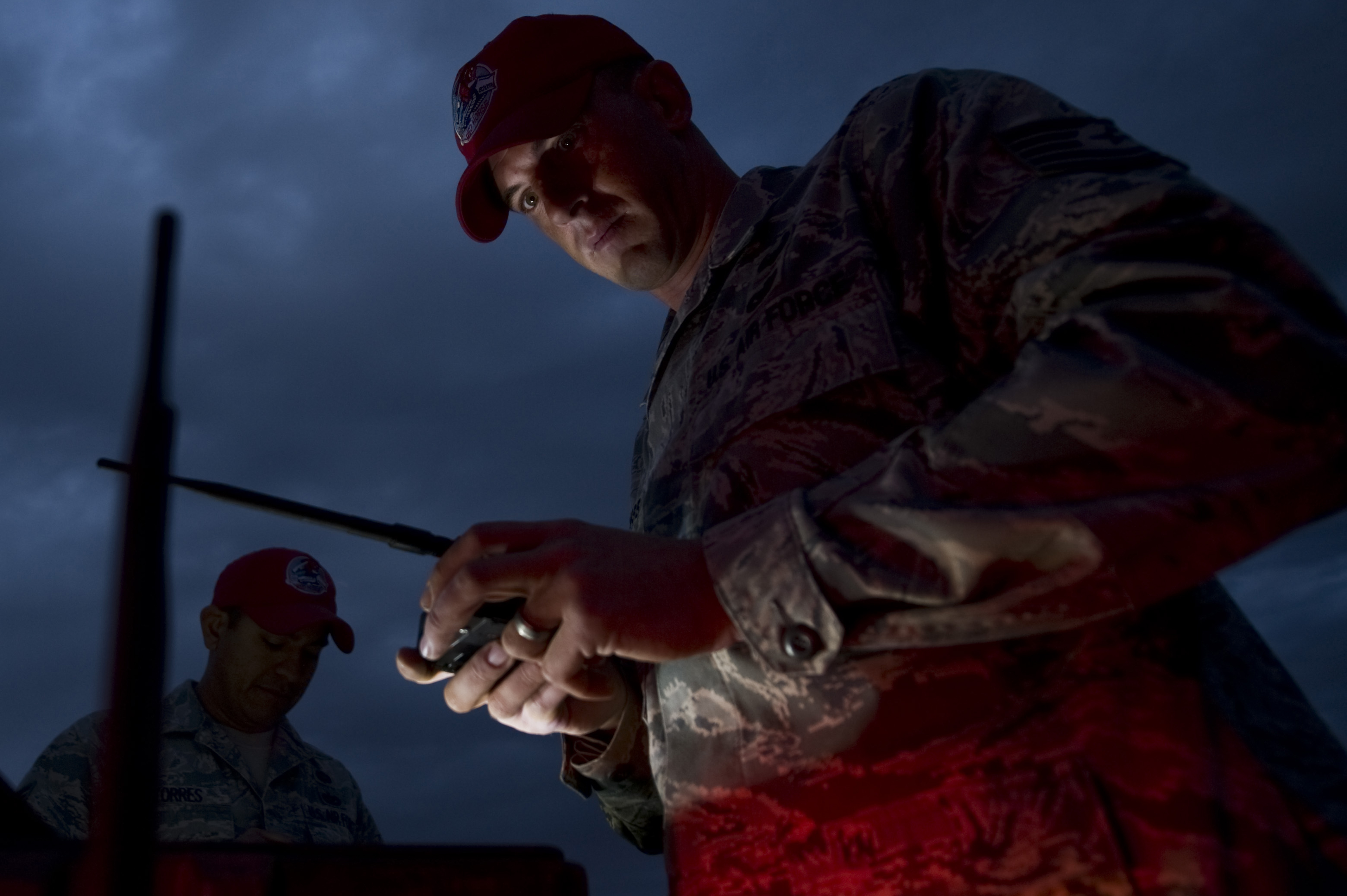820th RED HORSE Squadron airborne training