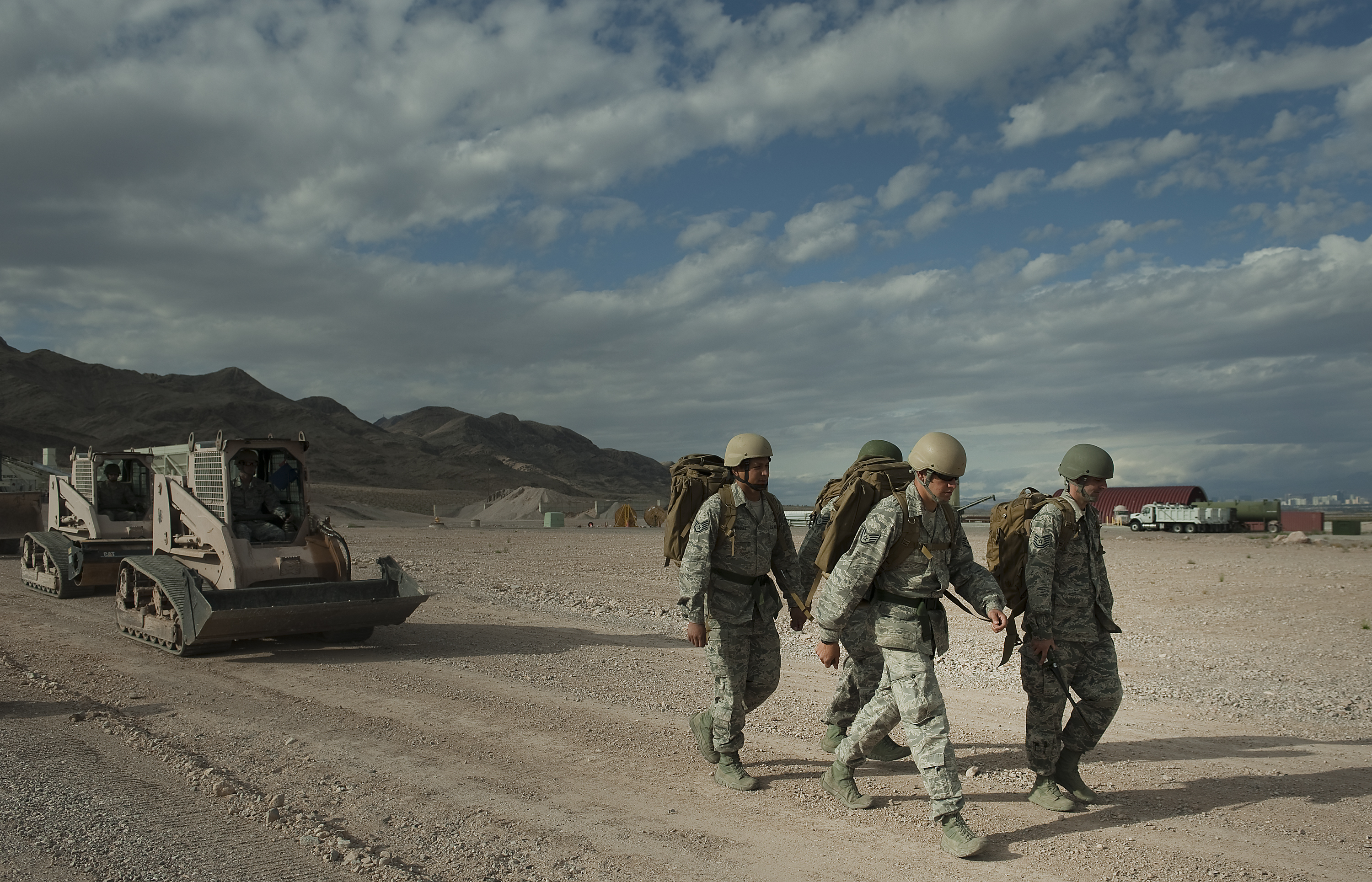 820th RED HORSE Squadron airborne training
