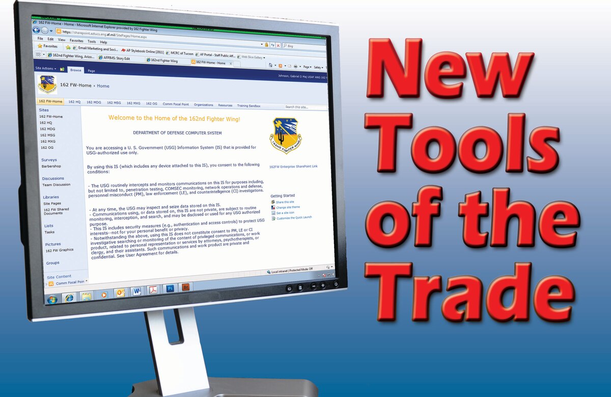 COMM TOOLS 101: A user’s guide to the latest, greatest > 162nd Wing ...