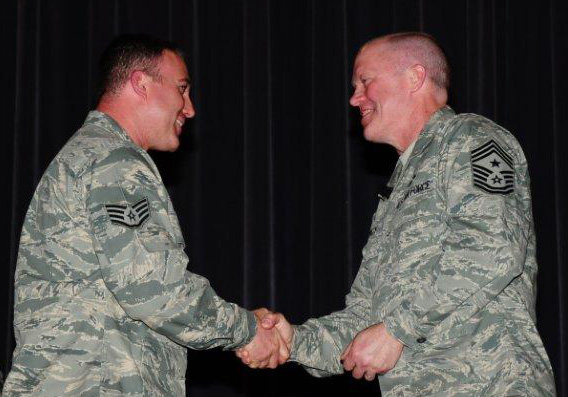 NCO of the Year, Staff Sgt. Martin Hanley of the 107 Airlift Wing ...