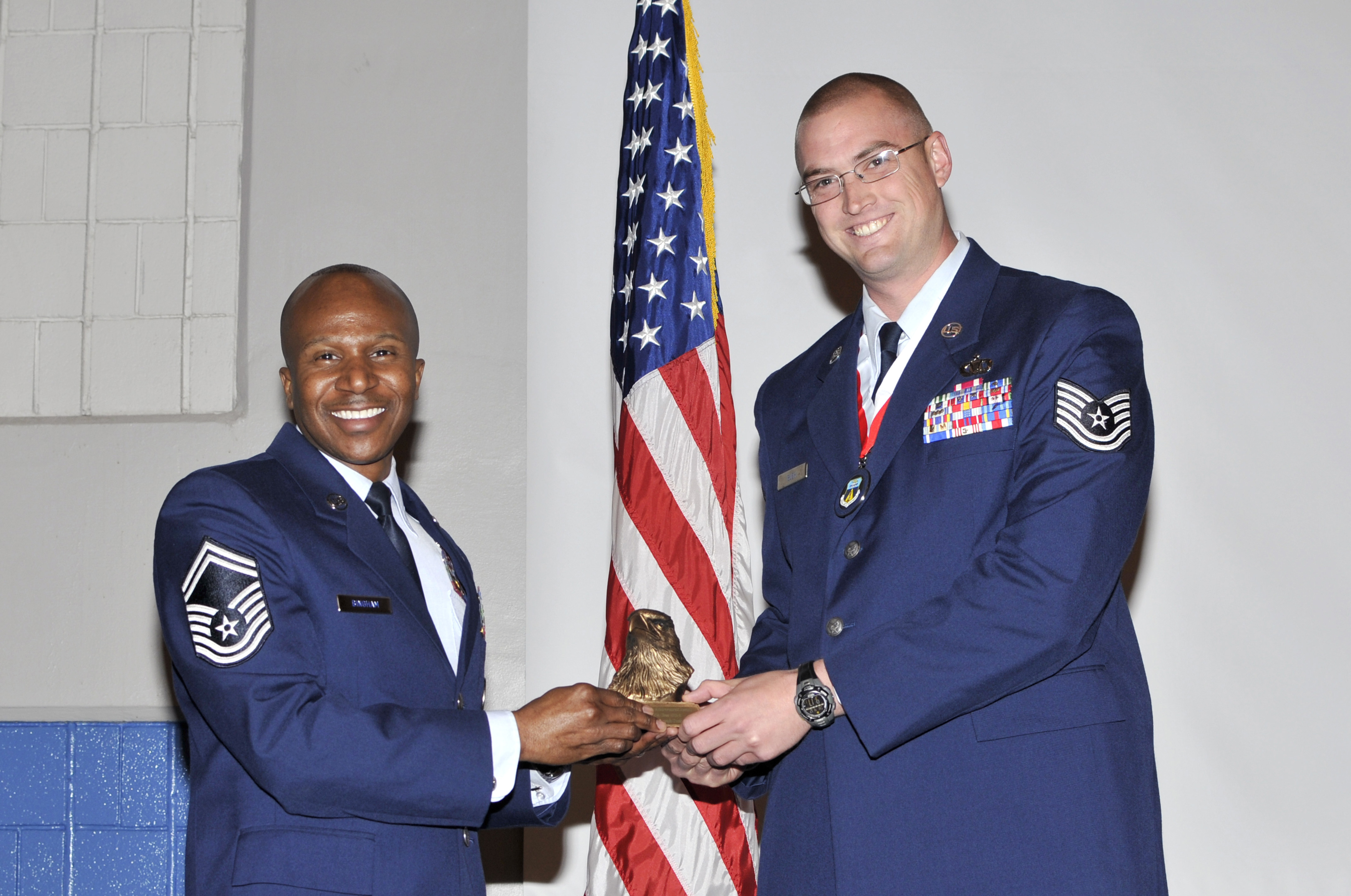 NCOA Class 12-3 EPME student receives the academic achievement award