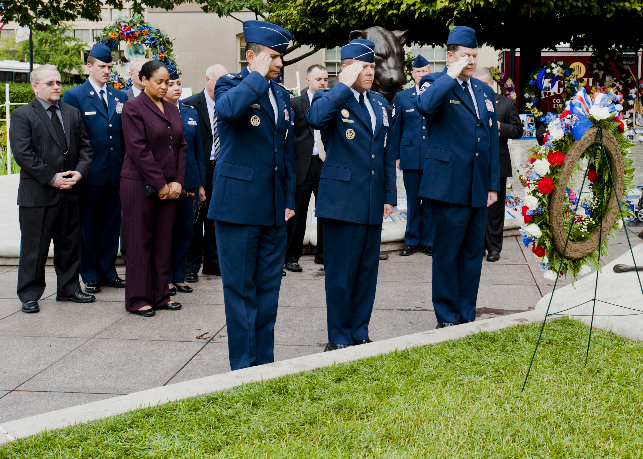 OSI HQ members honor OSI's fallen heroes at the National Law ...