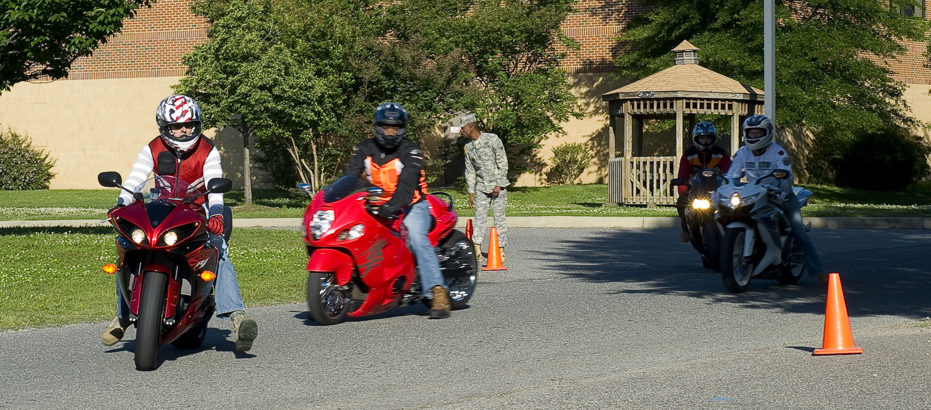 JBLE Motorcycle riders celebrate Safety Day, Armed Forces Run & Rodeo ...