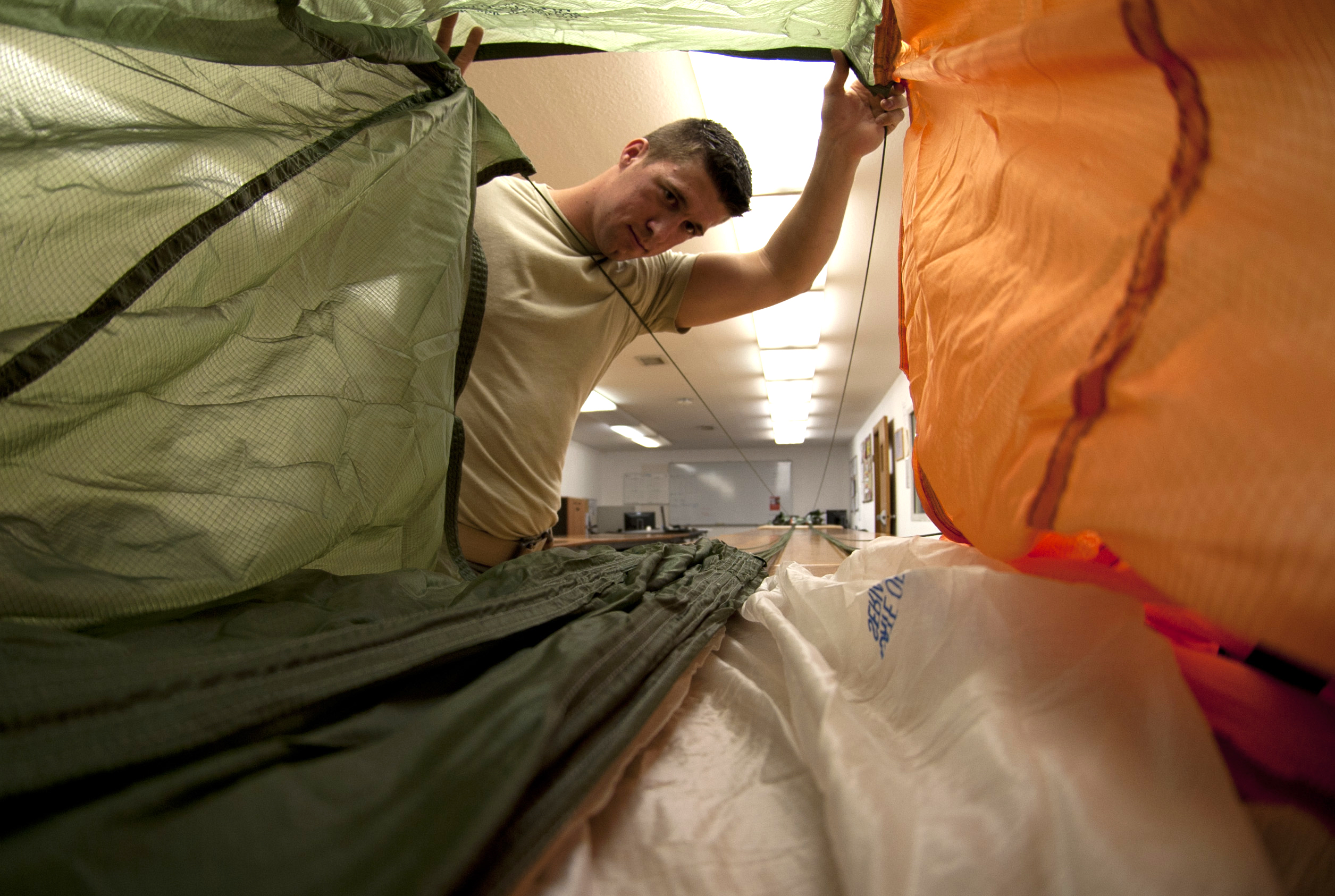 Parachute section precisely prepares packs > U.S. Air Forces Central > News