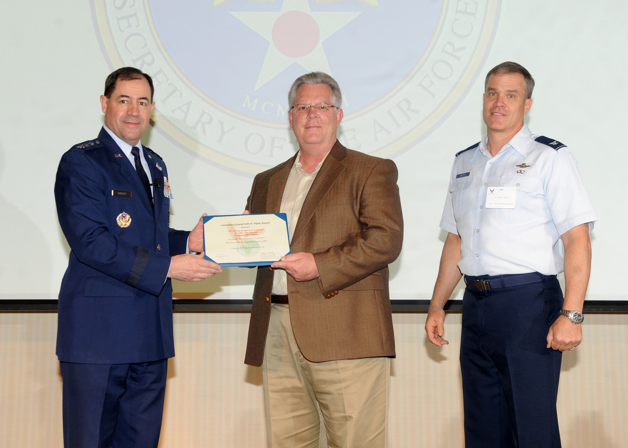 18th Wing IG nets AF award > Kadena Air Base > News