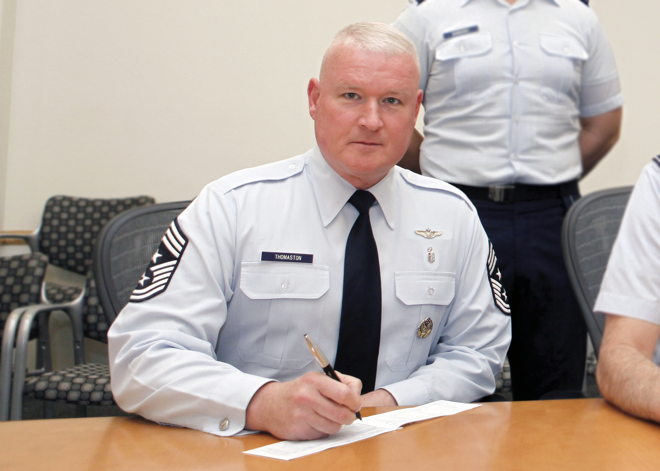 Chief Thomaston bids farewell to Edwards > Edwards Air Force Base > News