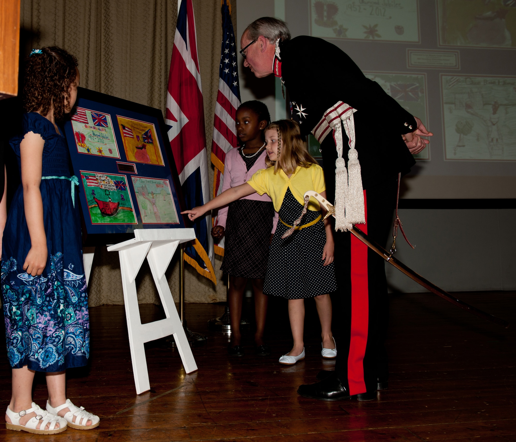 501st CSW presents gift for Queen Elizabeth II, honors 60 years of ...