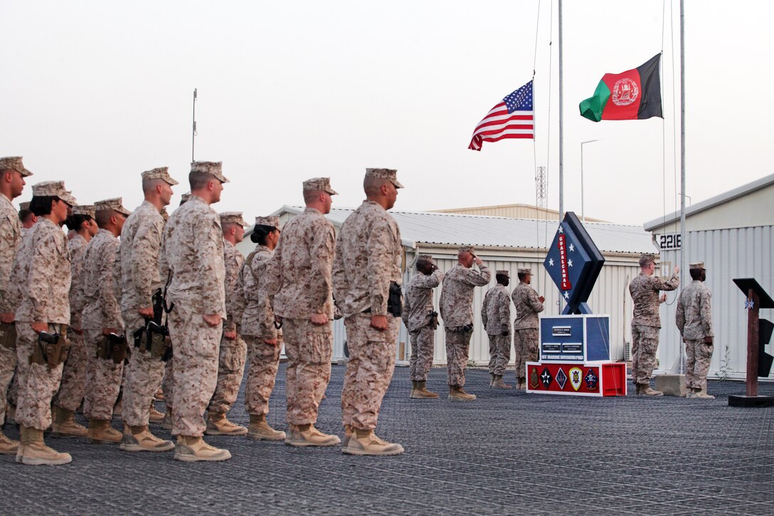 U.S. Marine Corps Maj. Gen. David H. Berger, commanding general of Task ...