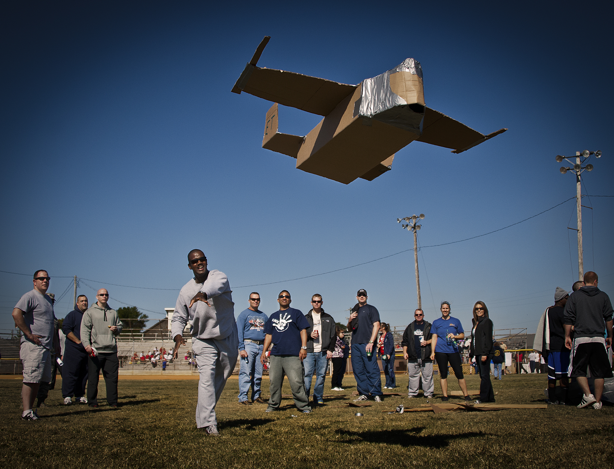 Flight of the cardboard