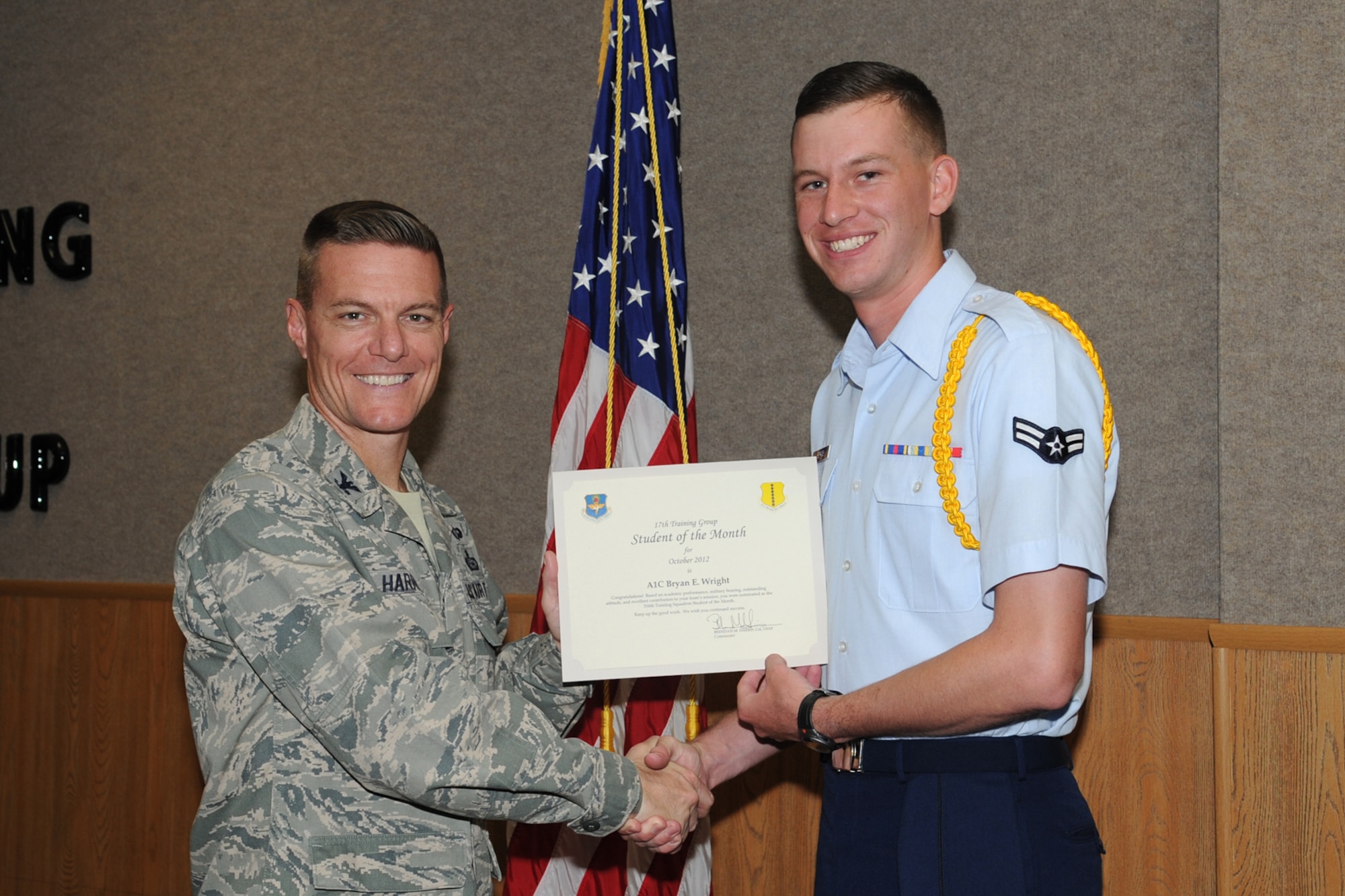 October Student of the Month > Goodfellow Air Force Base > Article Display