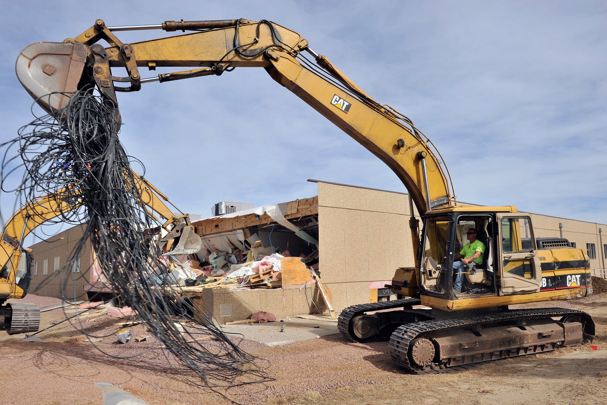 Demolition highlights Schriever's green side > Joint Base Andrews ...