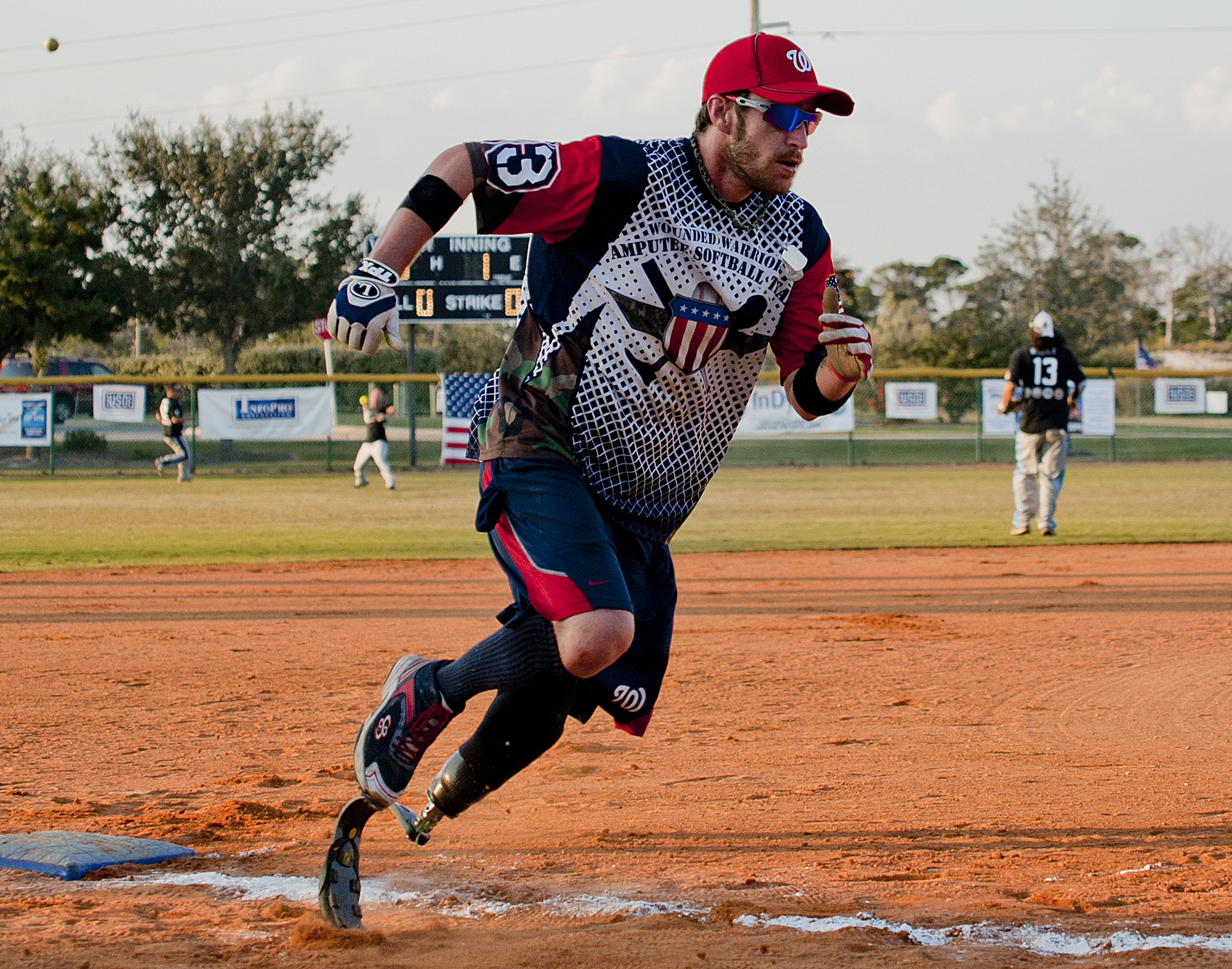 Local military play ball against Wounded Warriors > Eglin Air Force ...