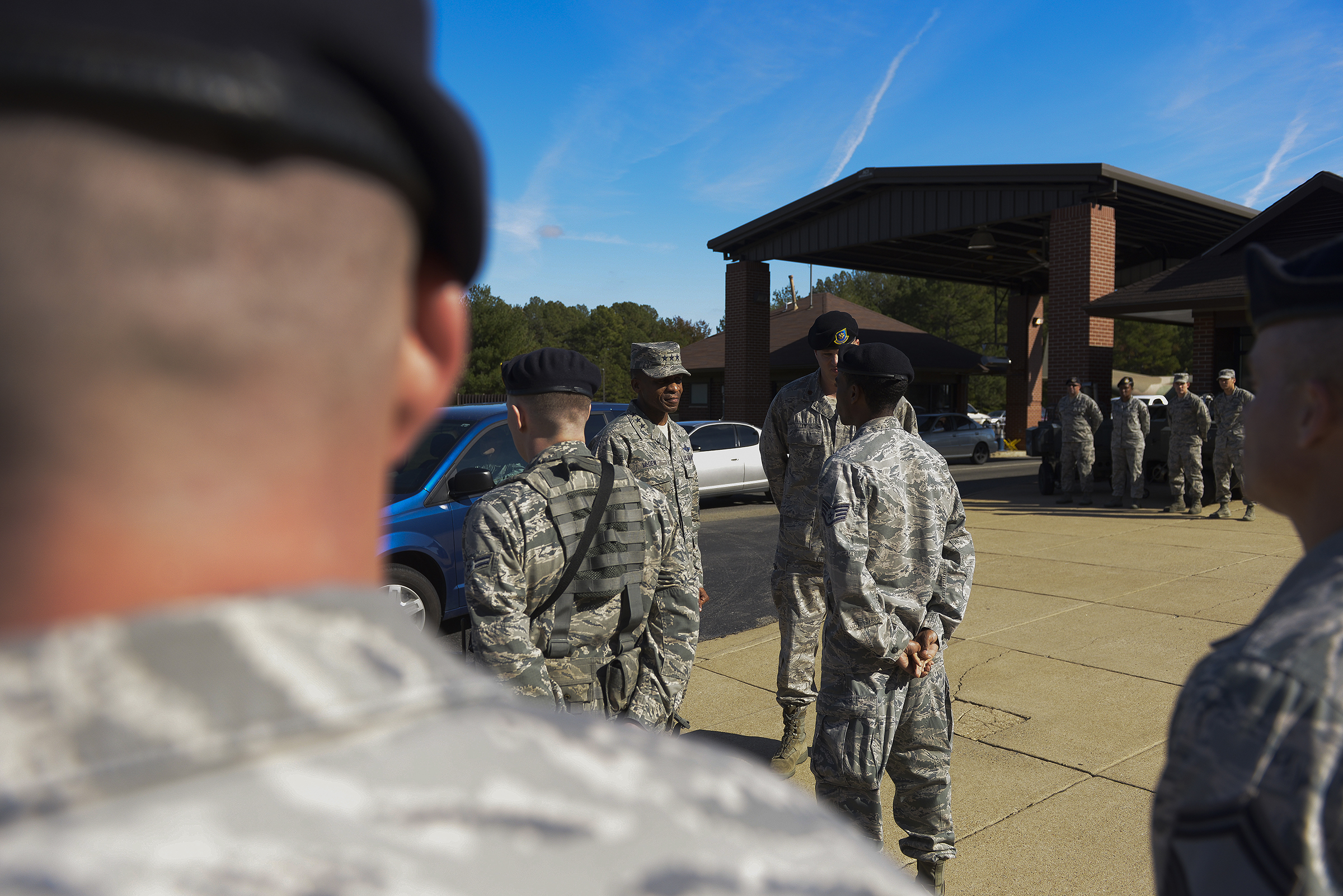 Rock Airmen shine during 18th Air Force Commander's visit > Little Rock ...